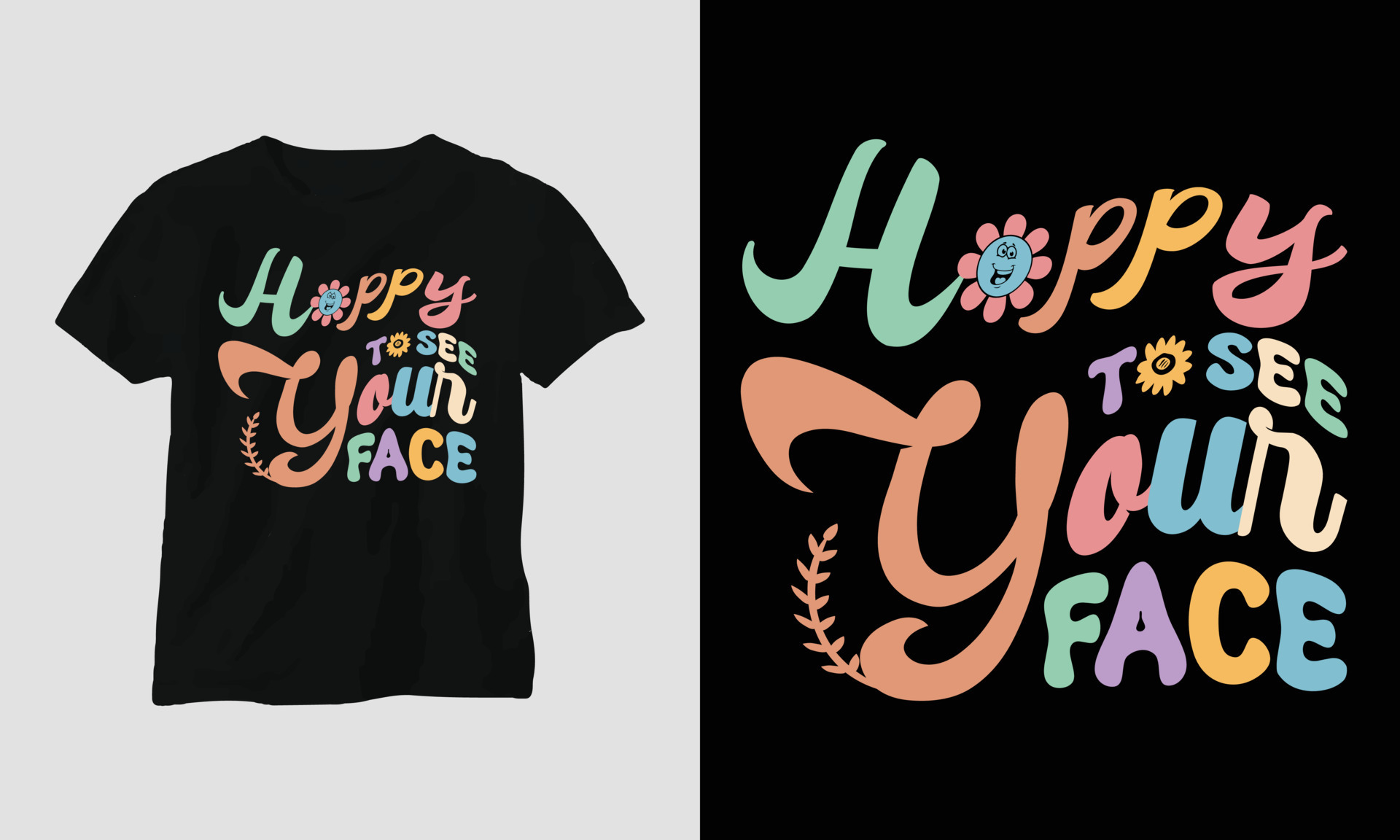 Wavy Retro Groovy T-shirt Design. vector Graphic Design T-Shirt, mag ... Wavy Retro Groovy T-shirt Design. vector Graphic Design T-Shirt, mag ...