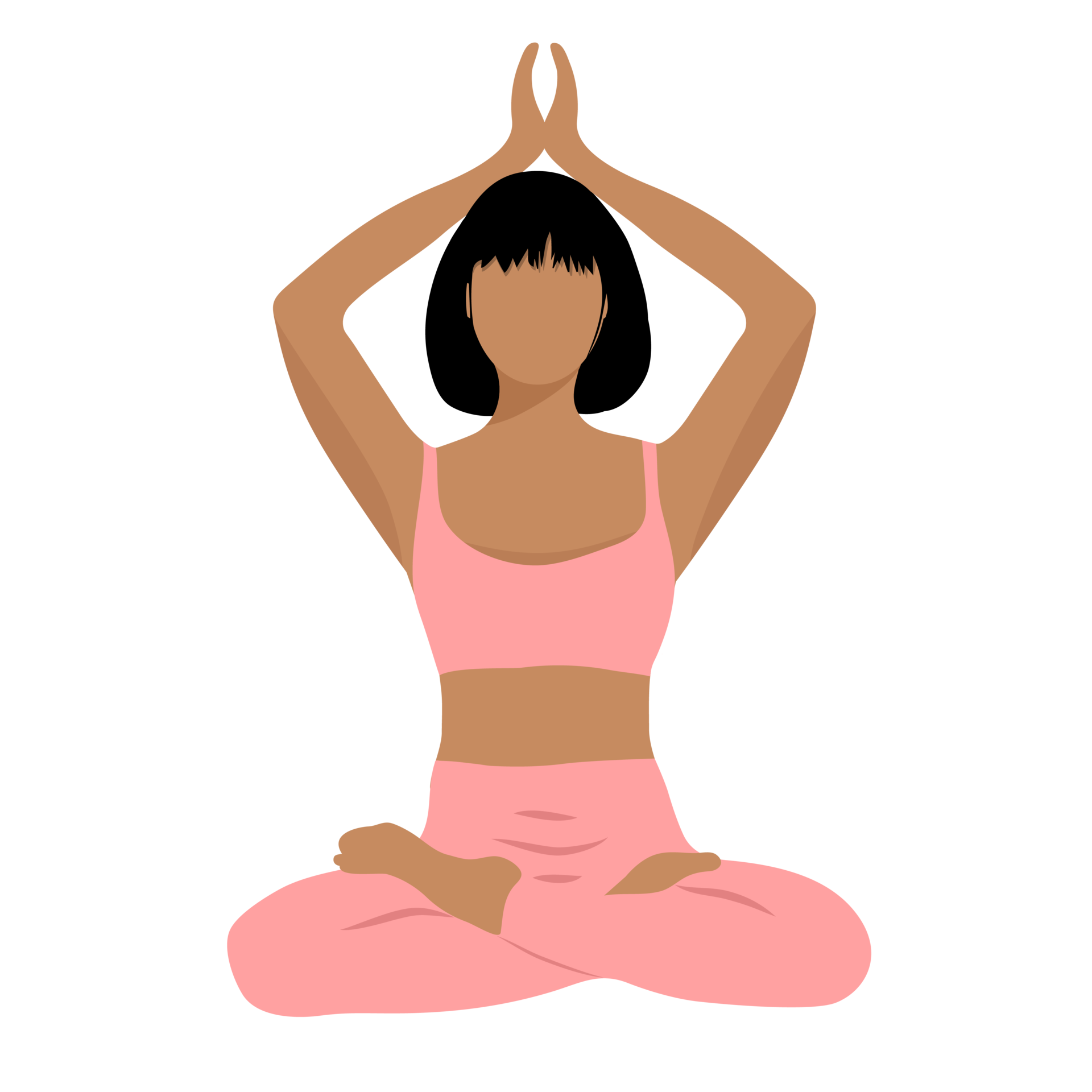Fitness girl doing yoga 10849721 PNG Fitness girl doing yoga 10849721 PNG