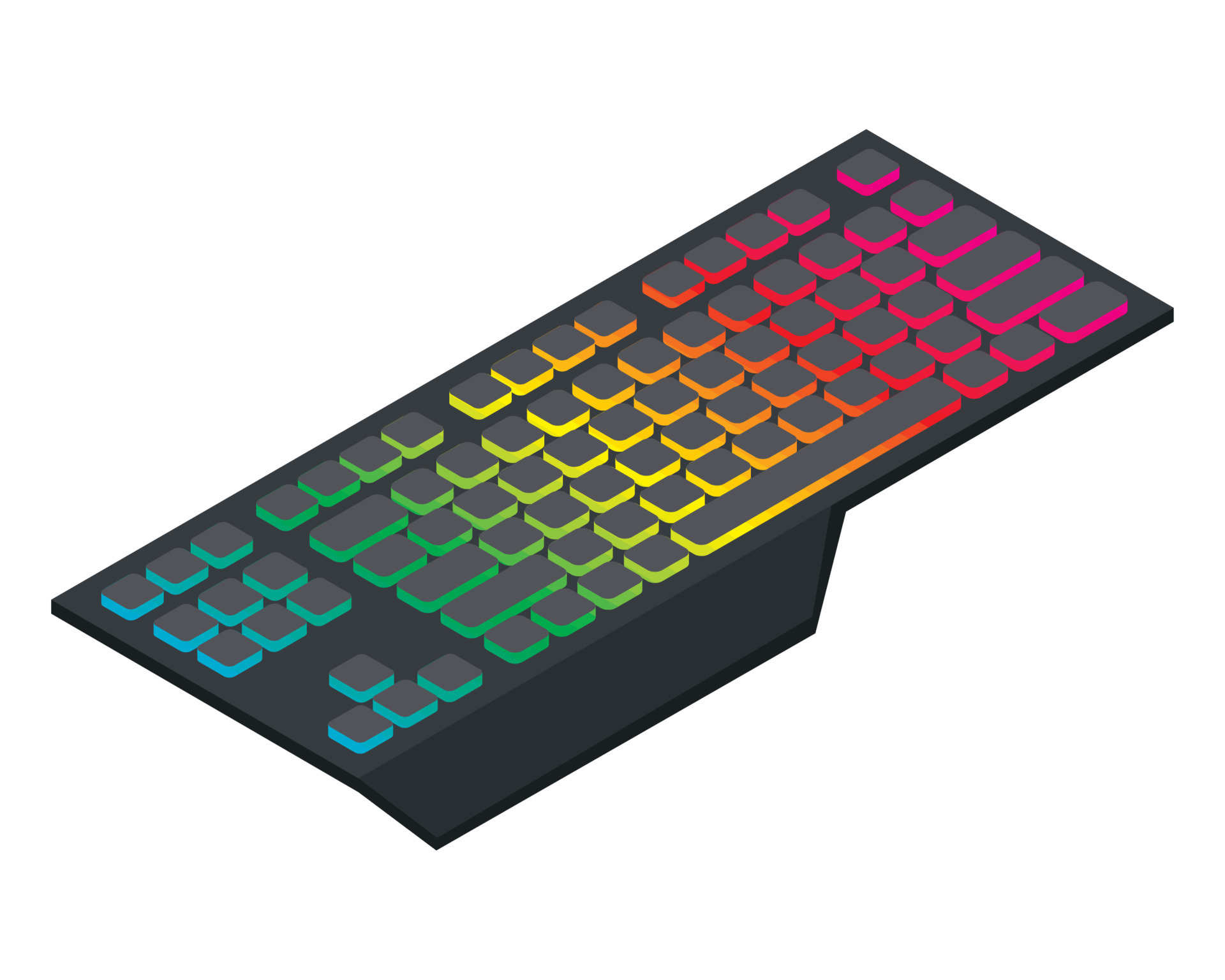 Isometric Keyboard Device 10850286 Vector Art At Vecteezy