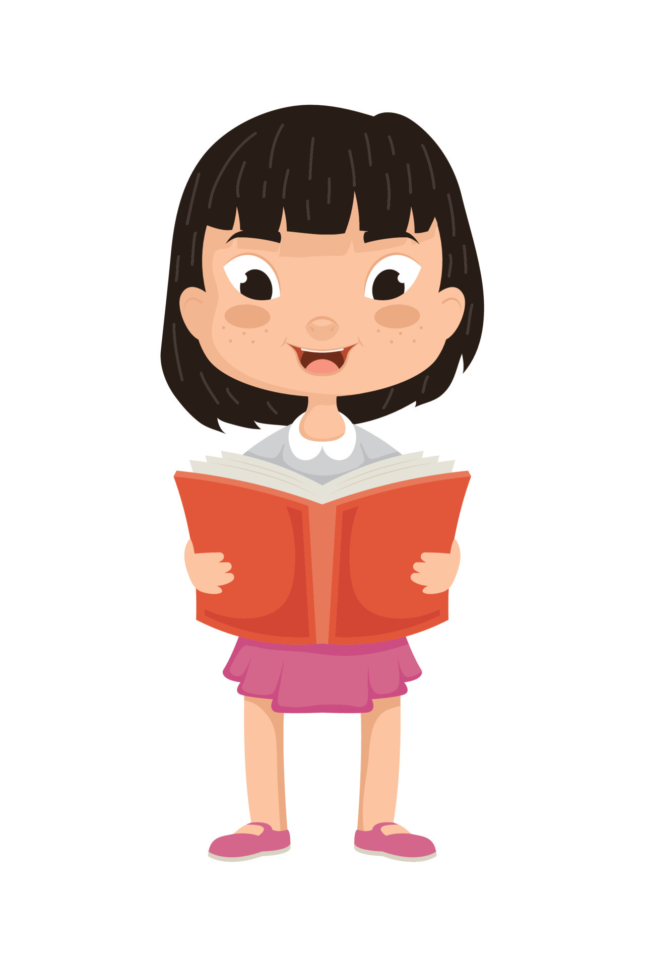 student girl reading book 10850553 Vector Art at Vecteezy student girl reading book 10850553 Vector Art at Vecteezy