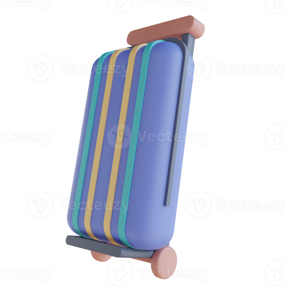 3d Illustration Suitcase 10851085 Png