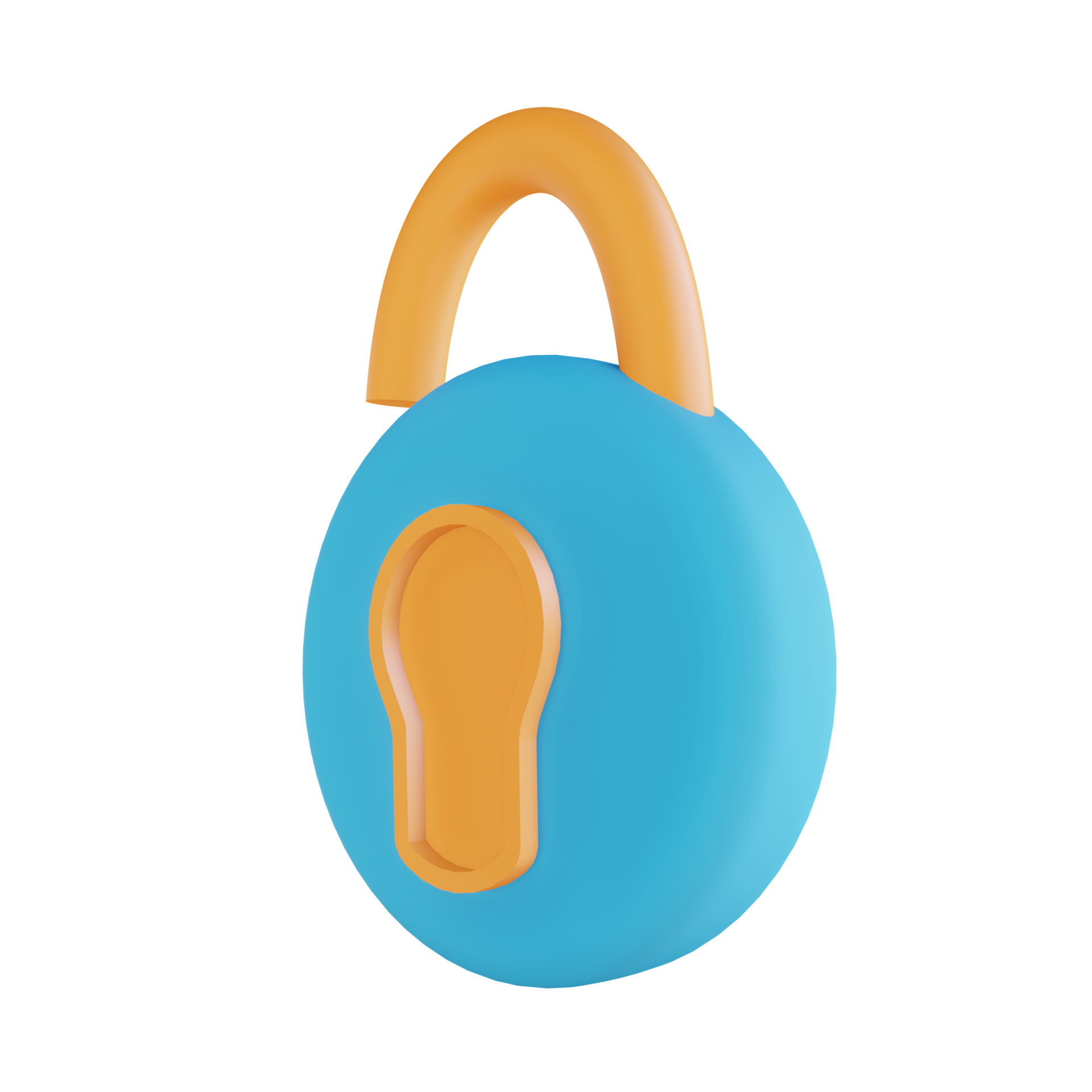 3d Illustration Security Unlock 10851479 Png