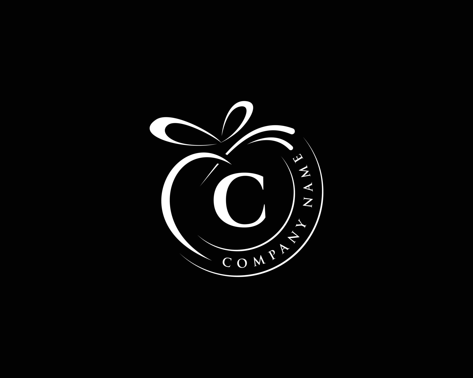 Abstract T Letter C Logo Design Vector C Letter Logo Design Rounded Style Simple Vector