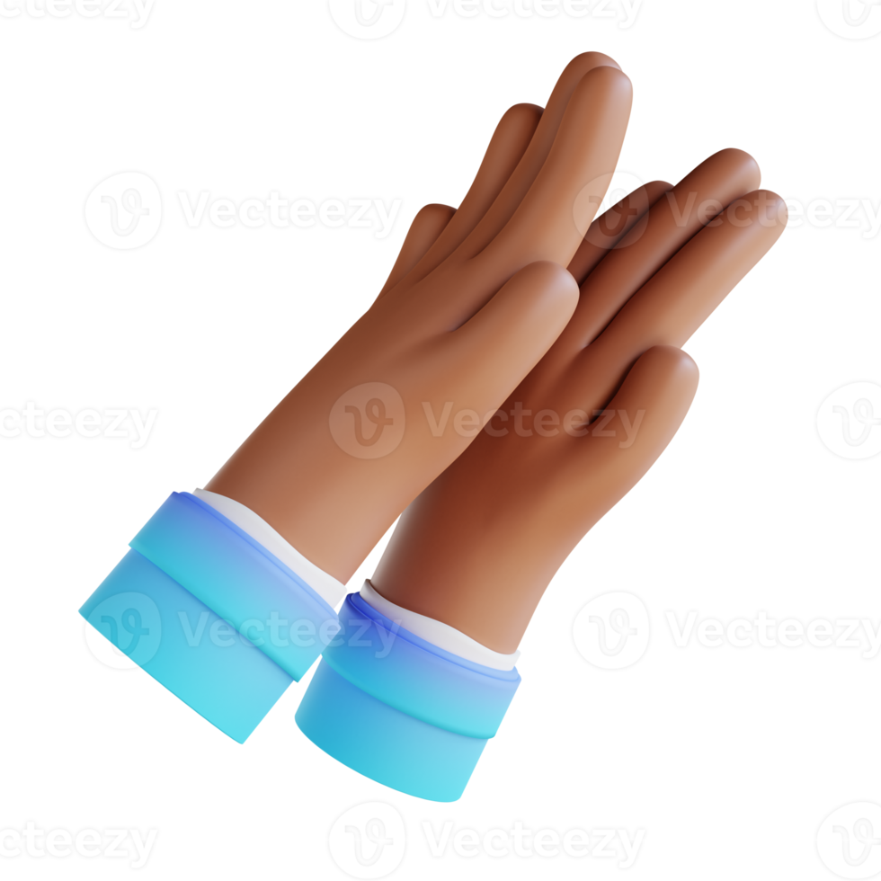 3D illustration clap hand gestures 10854984 PNG 3D illustration clap hand gestures 10854984 PNG