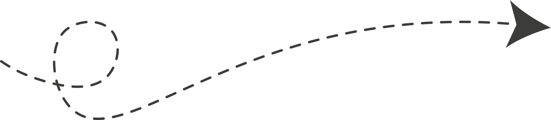 Dashed Line Arrow 10856923 Png