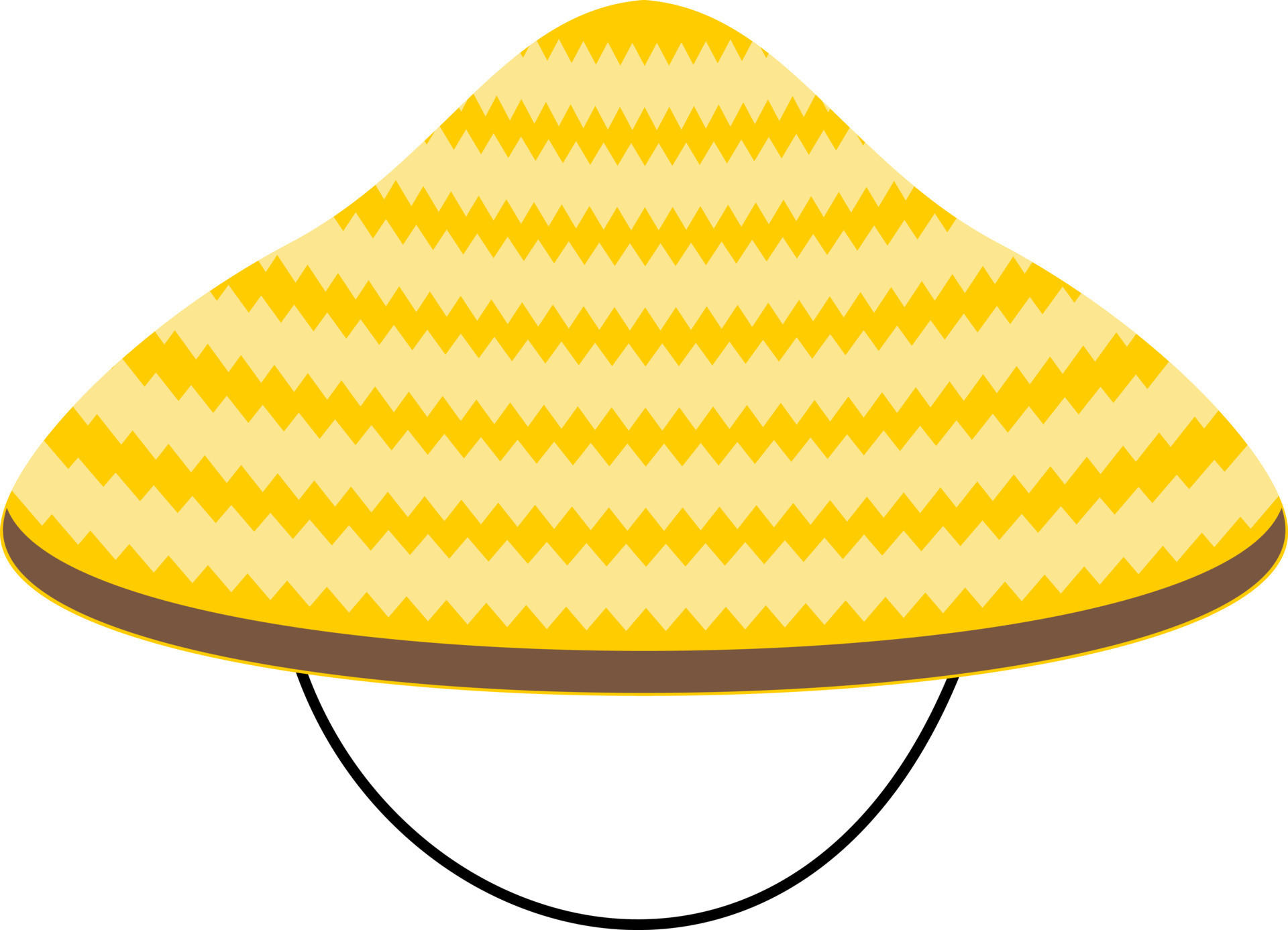 Cartoon vietnamese yellow straw hat 10862362 Vector Art at Vecteezy Cartoon vietnamese yellow straw hat 10862362 Vector Art at Vecteezy