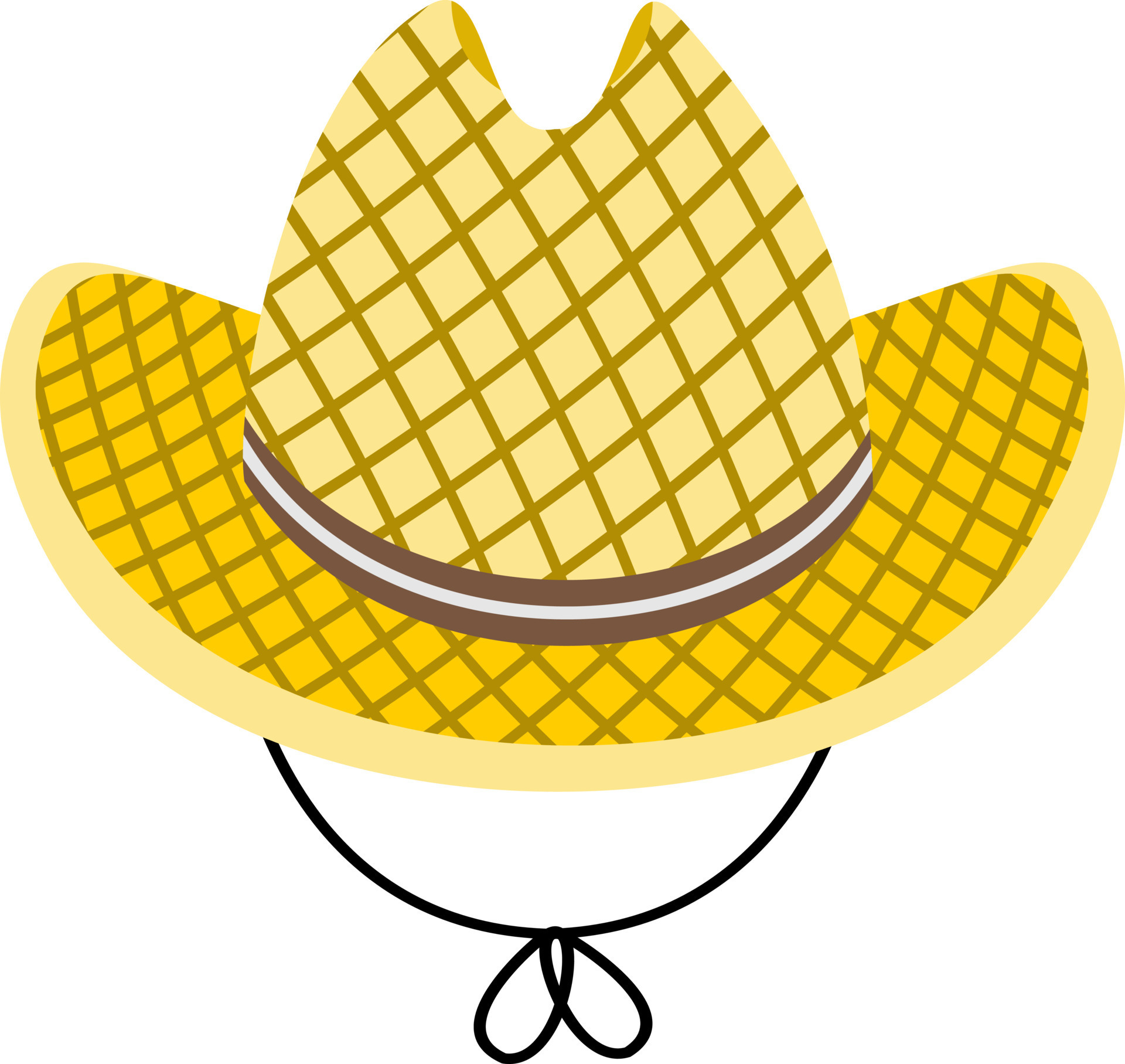 Yellow straw hat cartoon 10862374 Vector Art at Vecteezy Yellow straw hat cartoon 10862374 Vector Art at Vecteezy