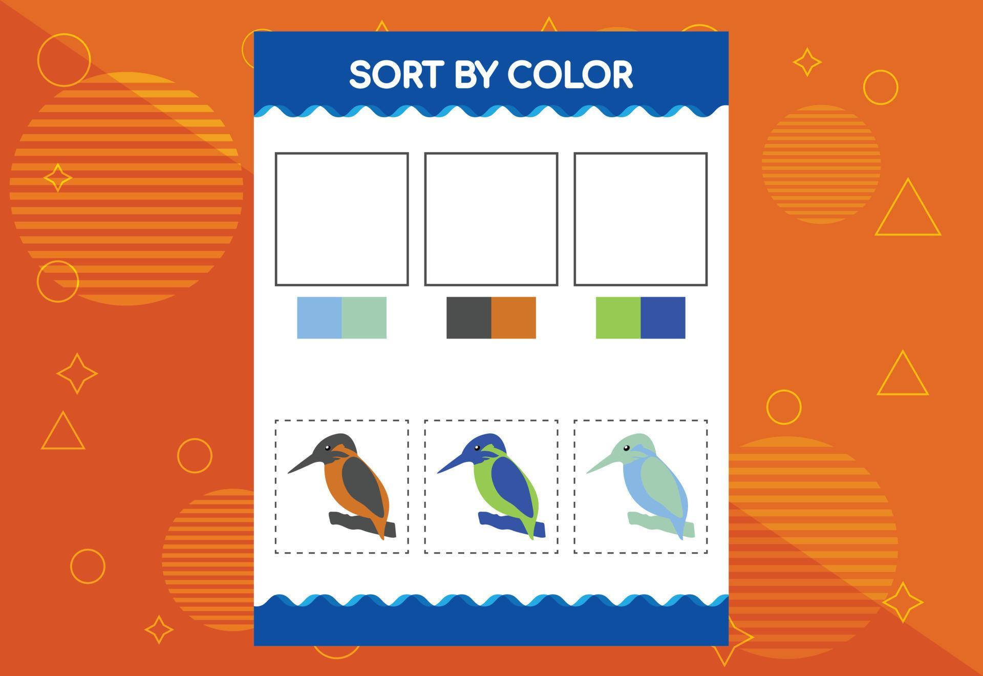 Sort By Color Worksheet For Kids Good For School And Kindergarten sort-by-color-worksheet-for-kids-good-for-school-and-kindergarten