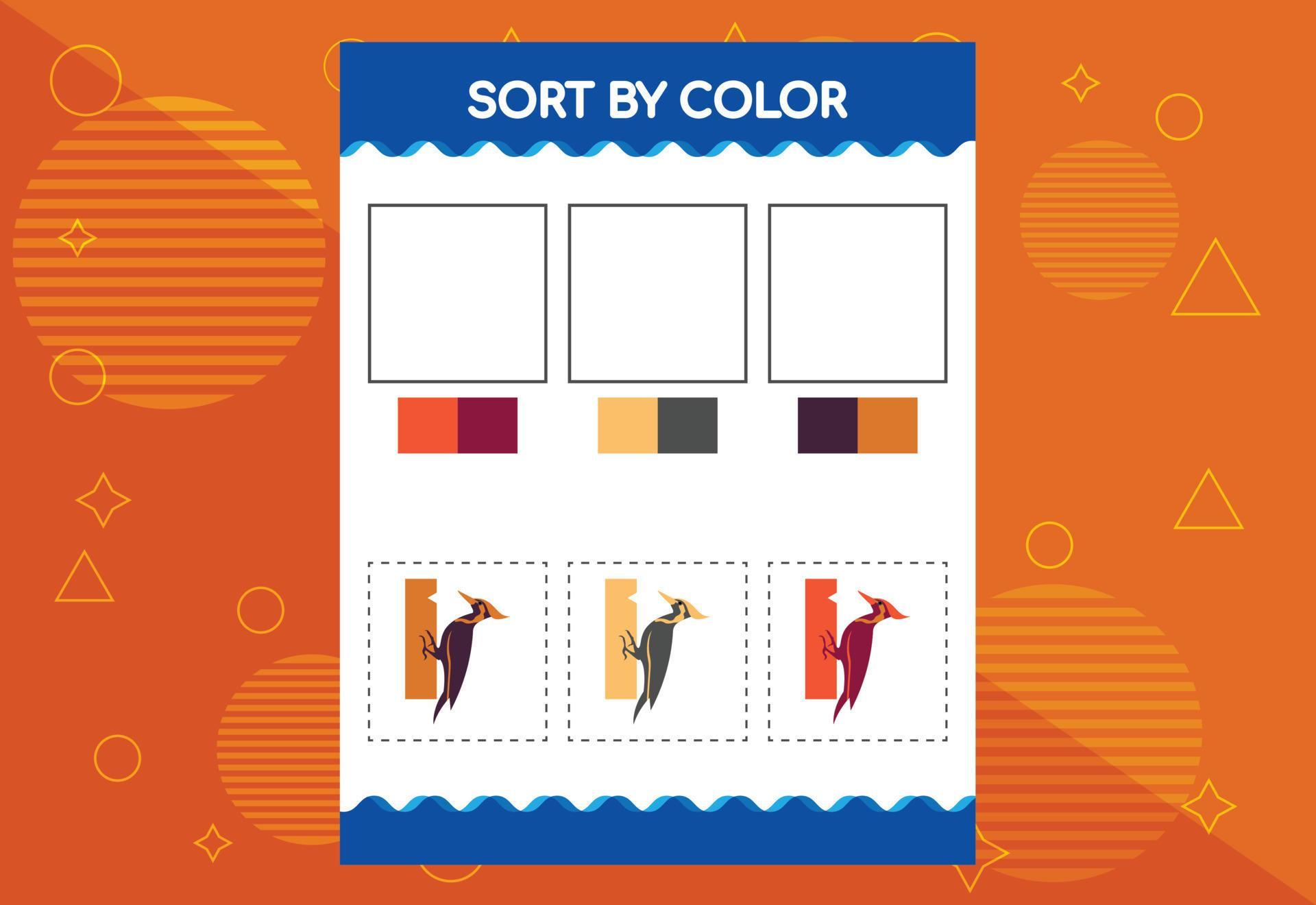 Sort By Color Worksheet For Kids Good For School And Kindergarten sort-by-color-worksheet-for-kids-good-for-school-and-kindergarten