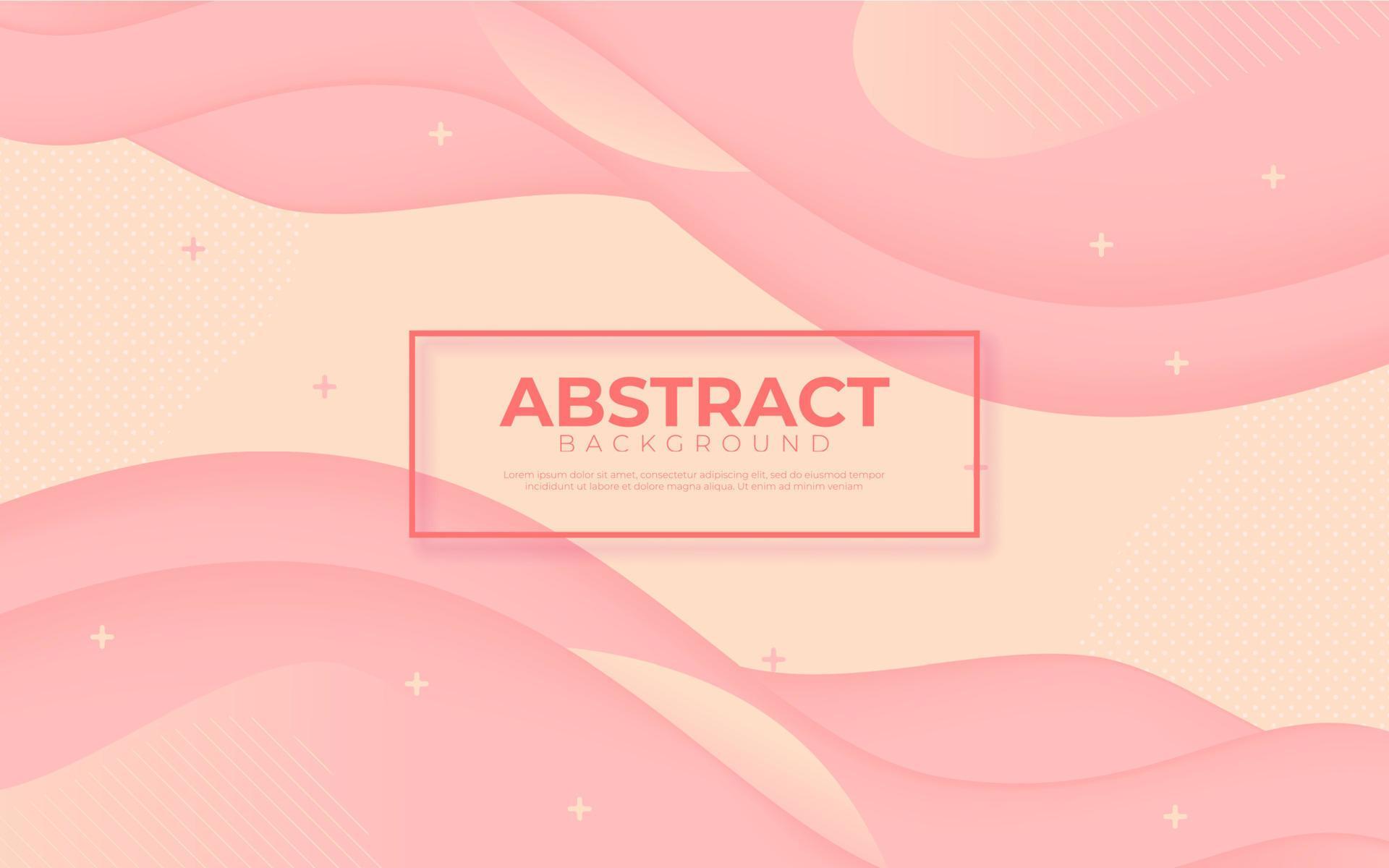 Dynamic fluid abstract background. Soft pink color vector eps10 ...