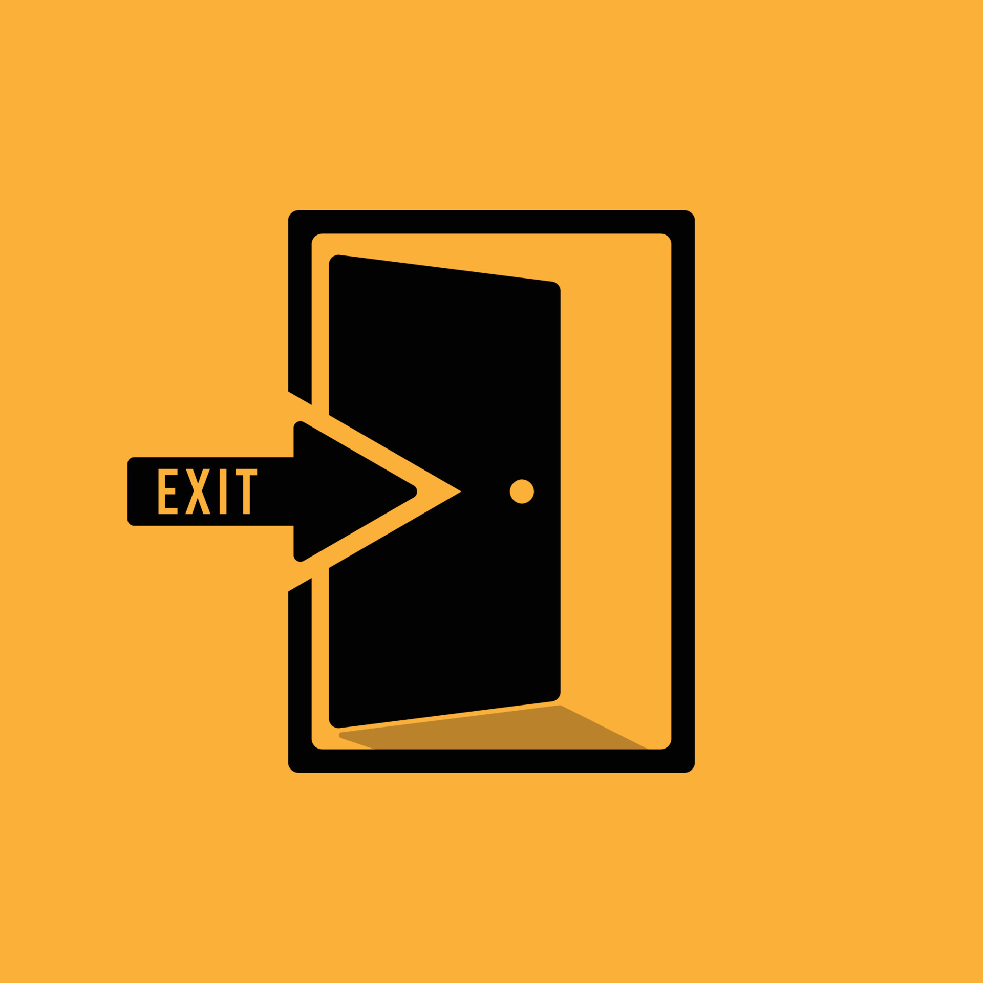 Exit icon vector image 10866113 Vector Art at Vecteezy