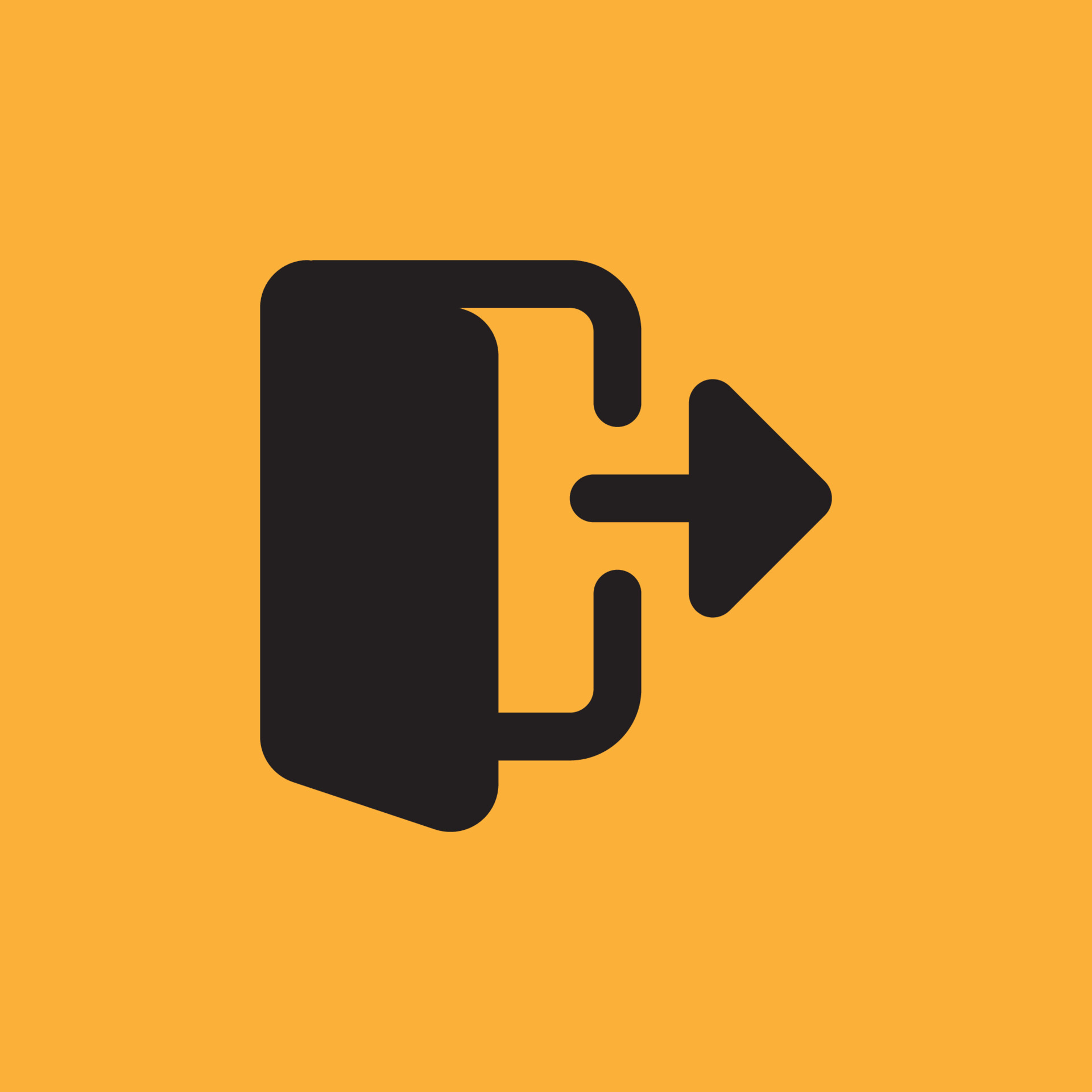 Exit icon vector image 10866443 Vector Art at Vecteezy