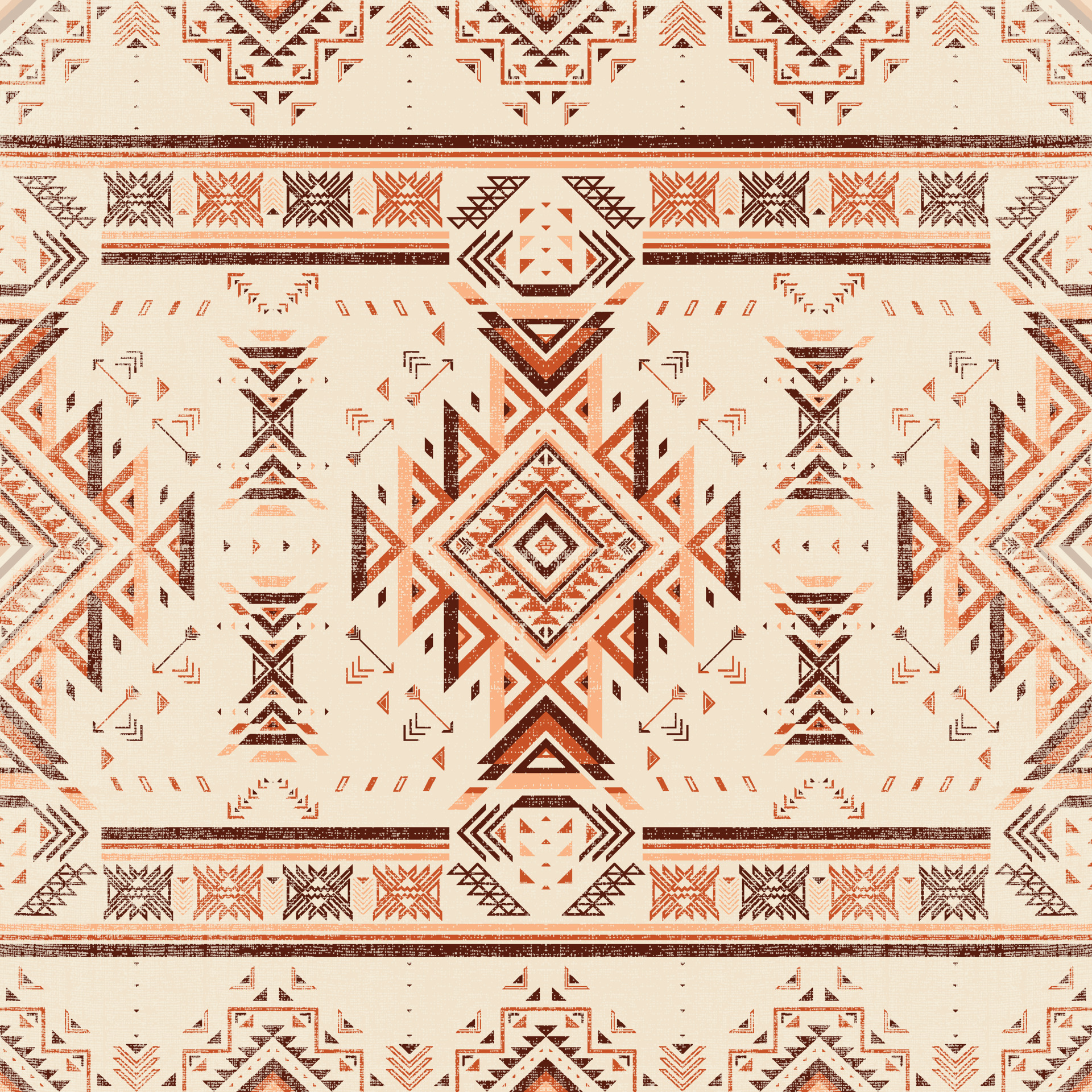 Native american indian ornament pattern geometric ethnic textile ...