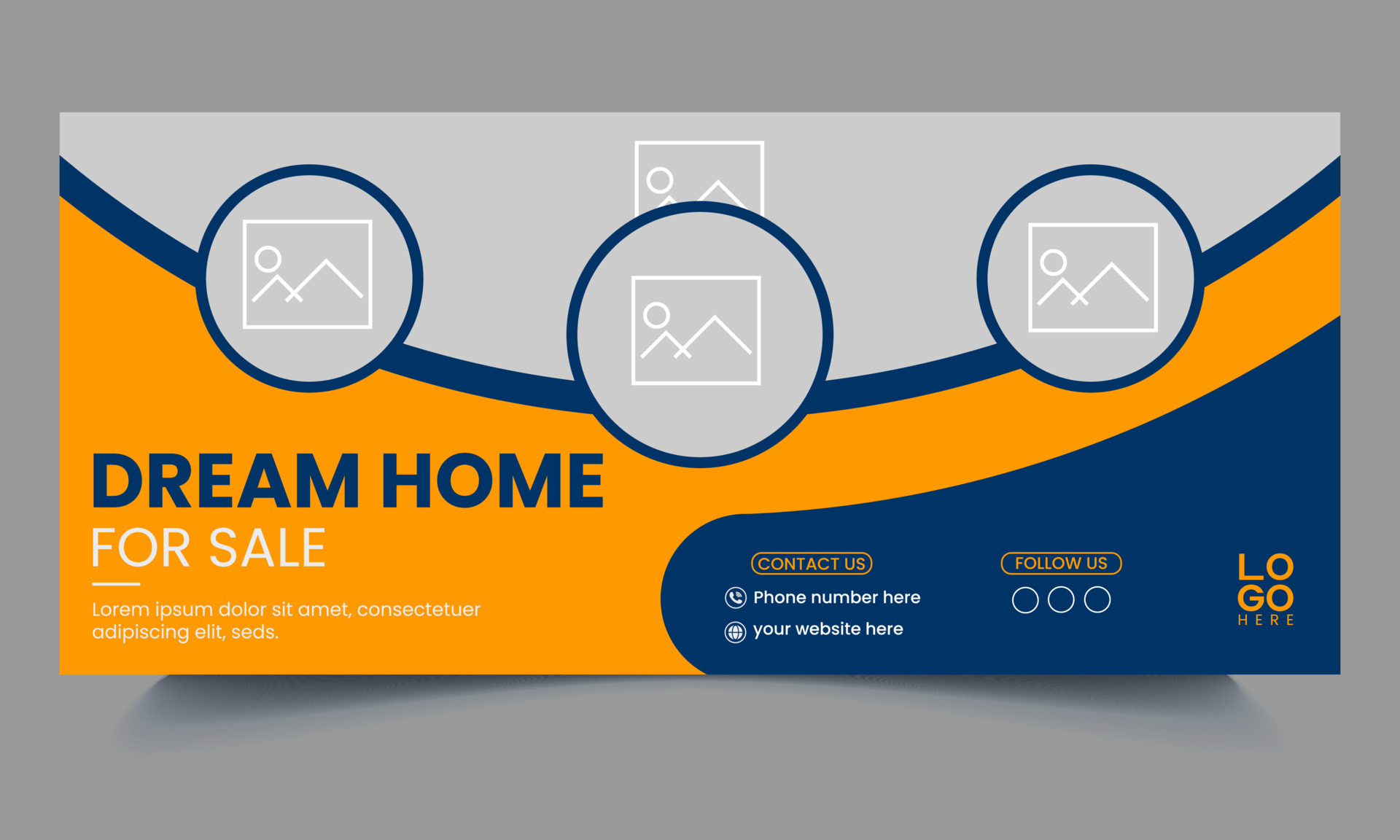 Real Estate Social Media Cover Design Real Estate Facebook Cover