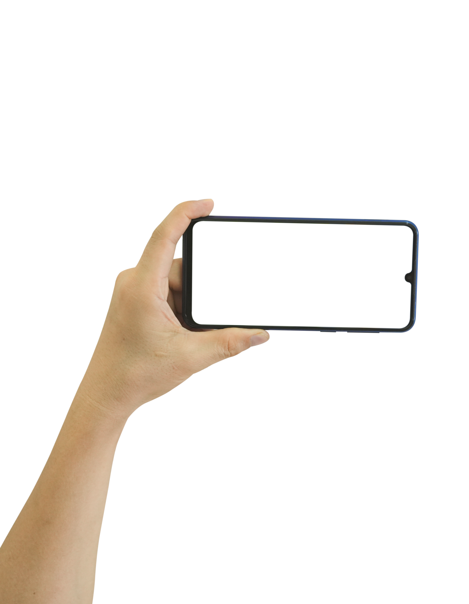Hand holding smart phone with white blank screen isolated 10870024 PNG Hand holding smart phone with white blank screen isolated 10870024 PNG