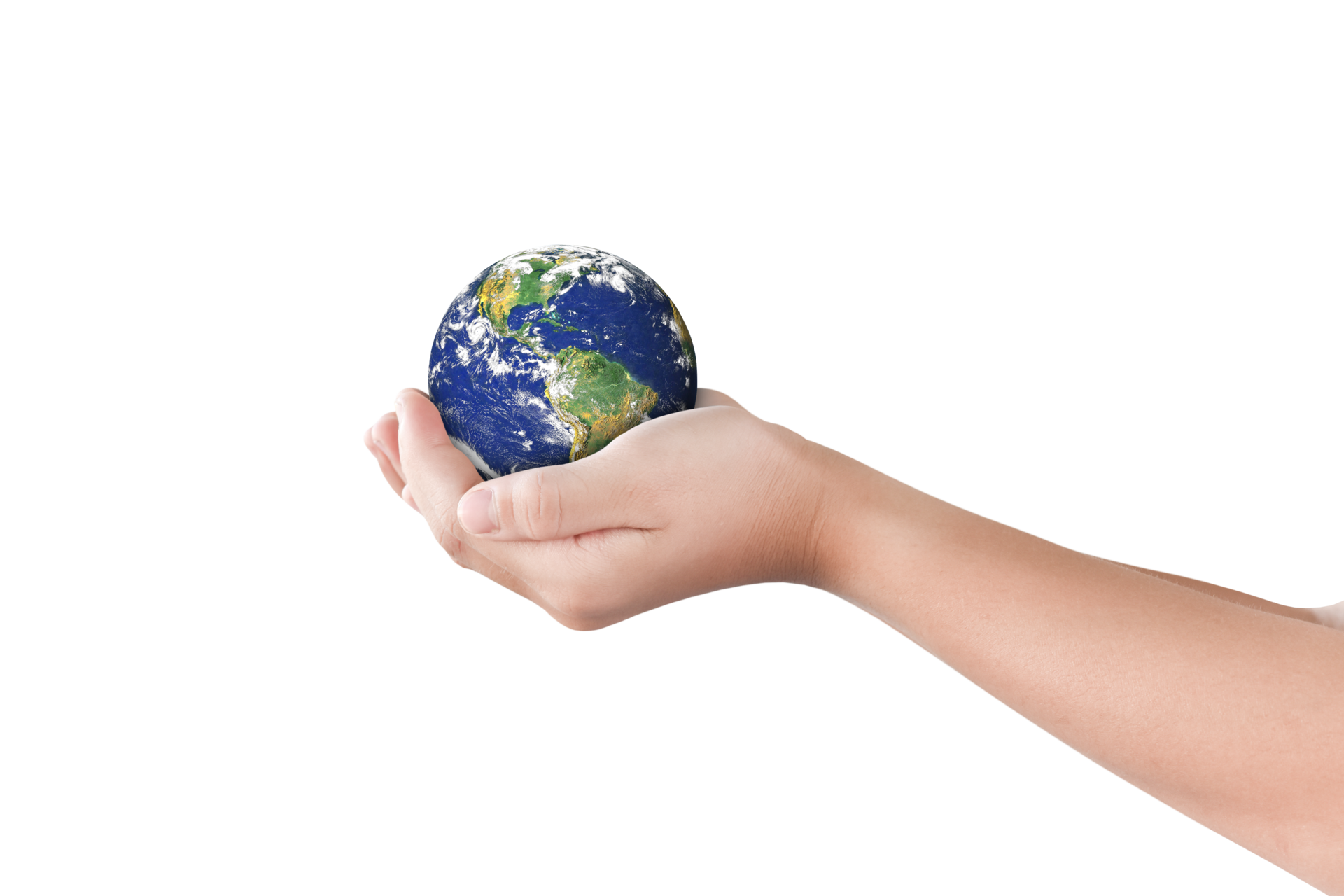 Earth Globe In Hand Dicut Photos Elements Of This Image Furnished By Nasa 10870283 Png