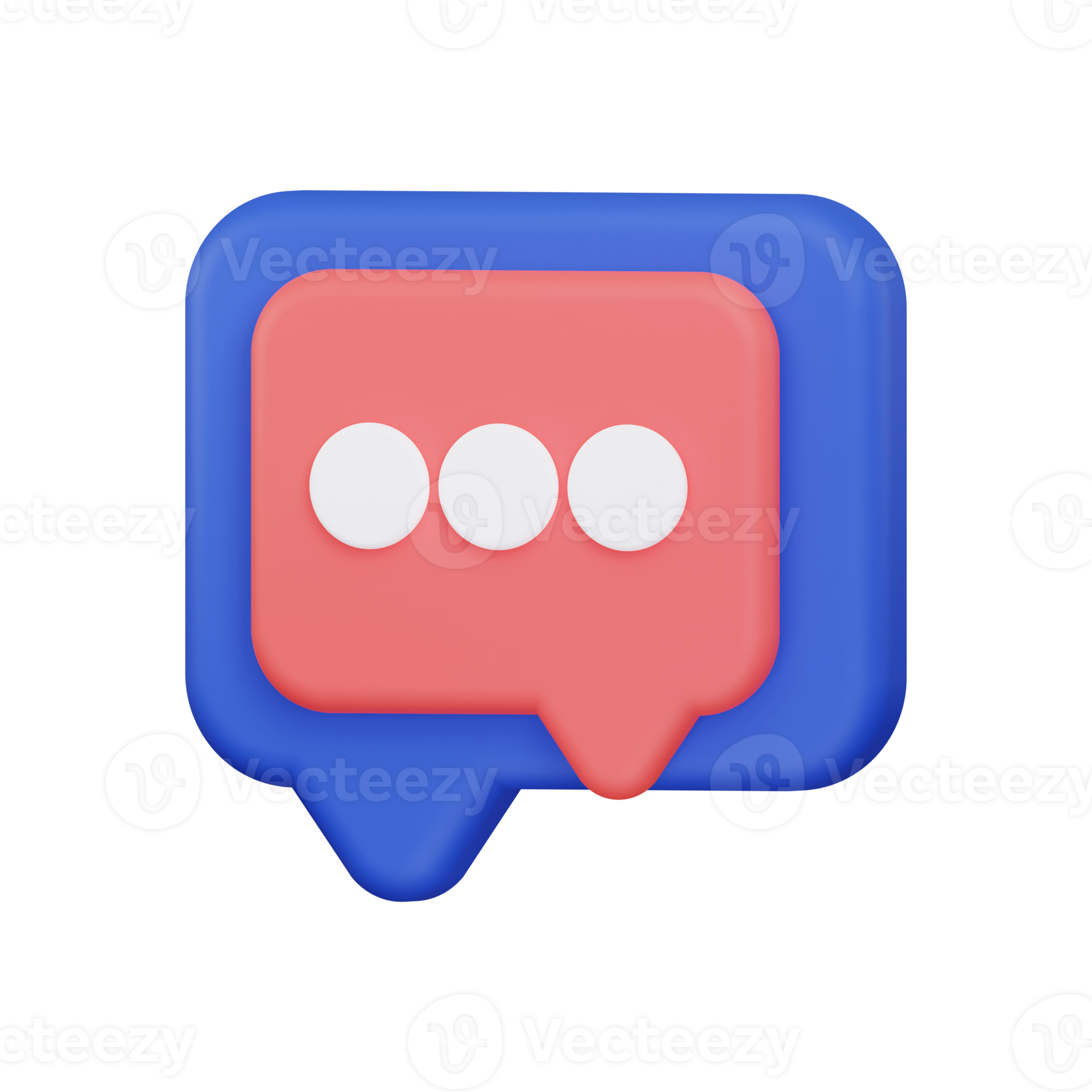 3d Text Message icon 10871636 PNG