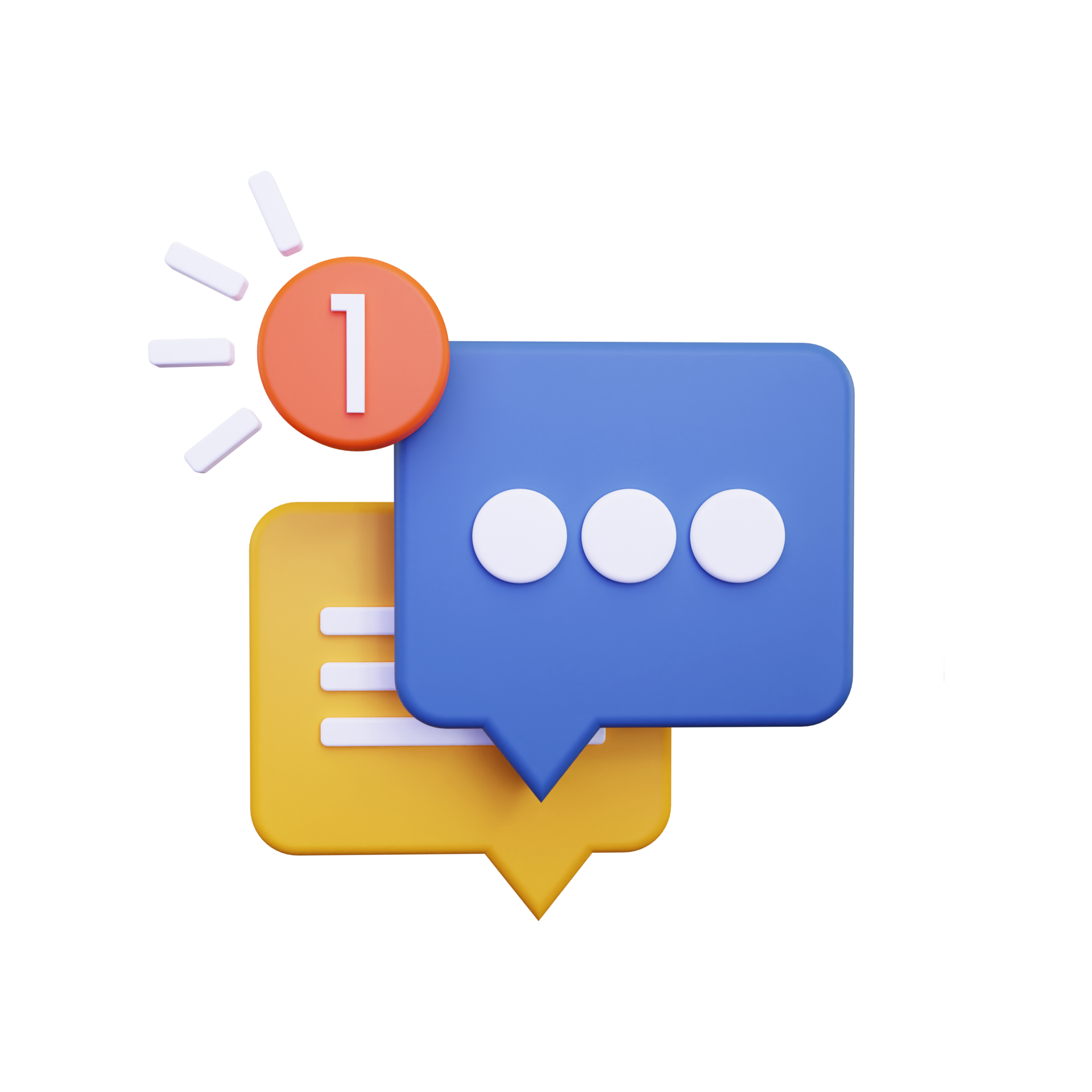 3d Message notification illustration 10871843 PNG 3d Message notification illustration 10871843 PNG