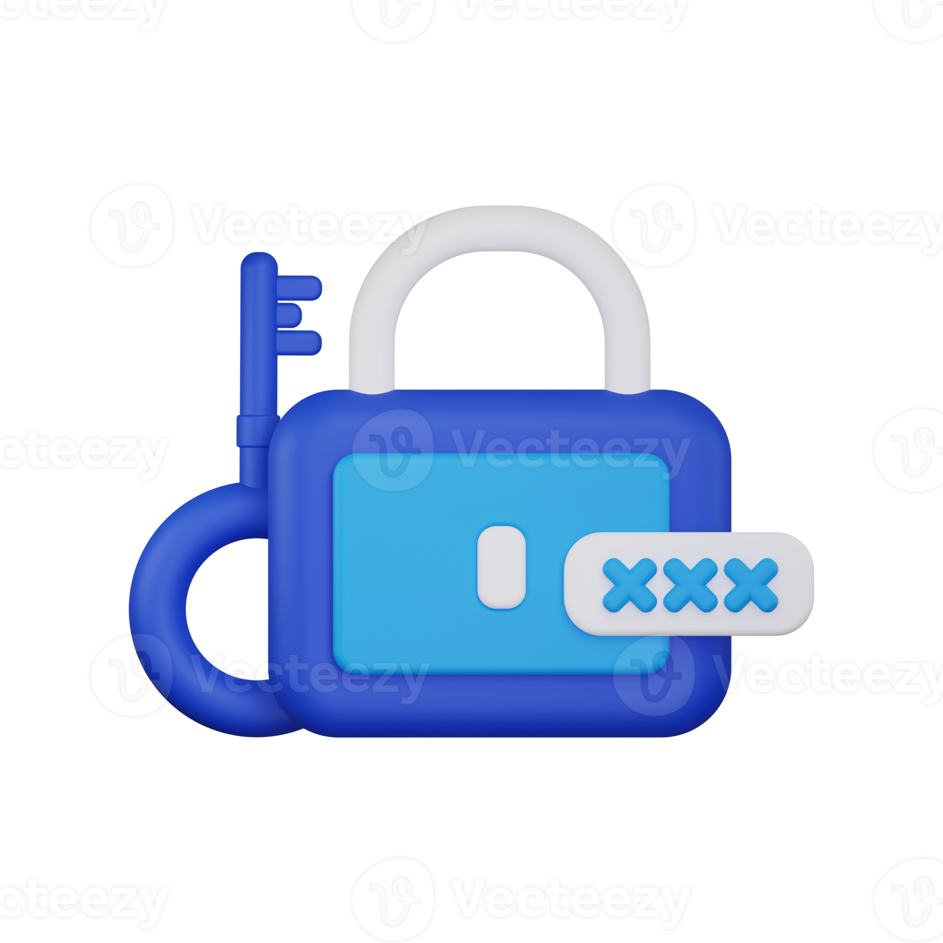 3d Access Password Icon 10872180 Png