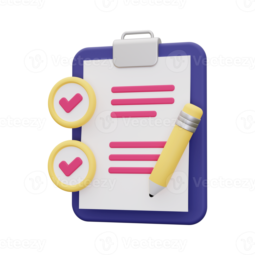 3d checklist icon 10872886 PNG 3d checklist icon 10872886 PNG