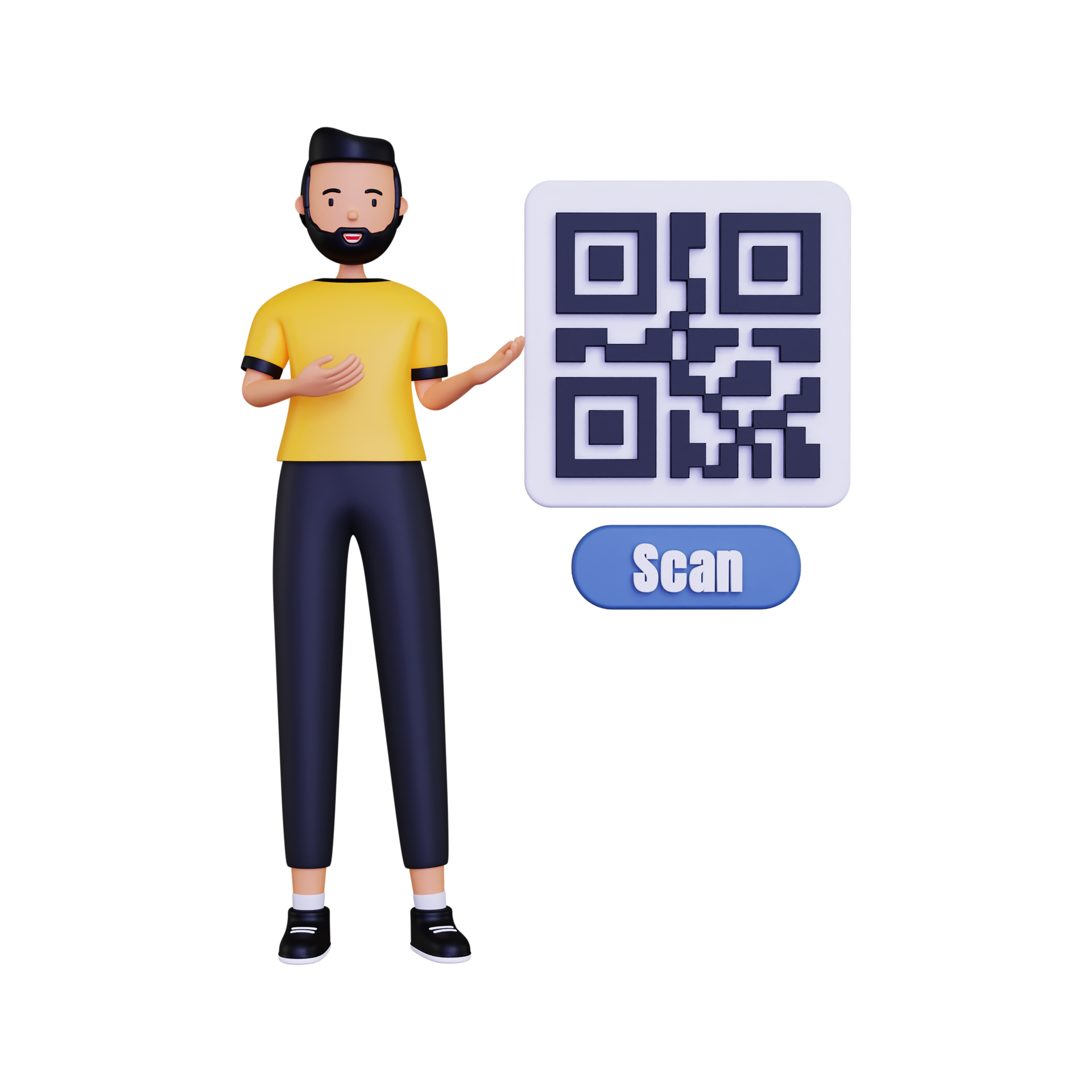 3d QR code Scan illustration 10872938 PNG 3d QR code Scan illustration 10872938 PNG