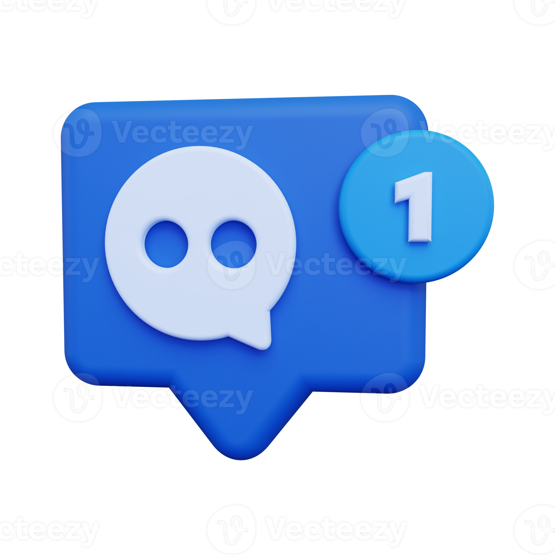 3d Message Notification icon 10873258 PNG