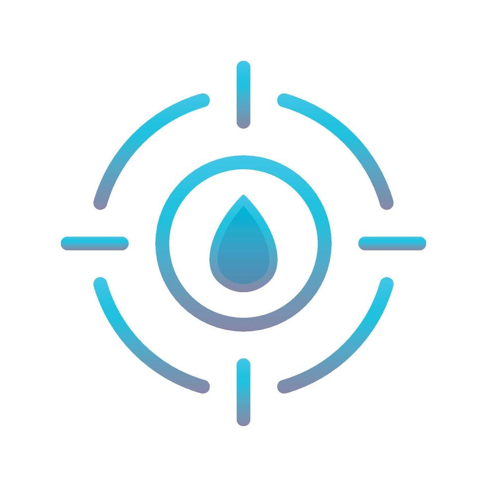 target water logo gradient design template icon element 10876544 Vector Art at Vecteezy