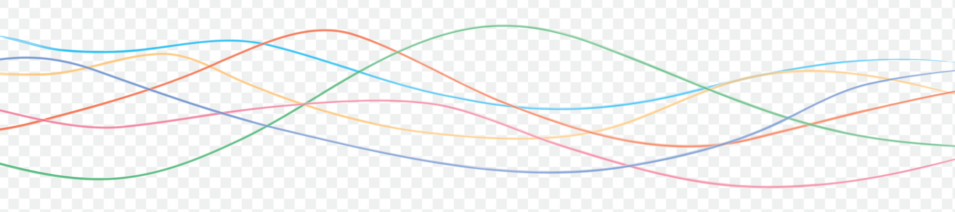 Set Of Abstract Colorful Wave Isolated 10879588 Vector Art At Vecteezy