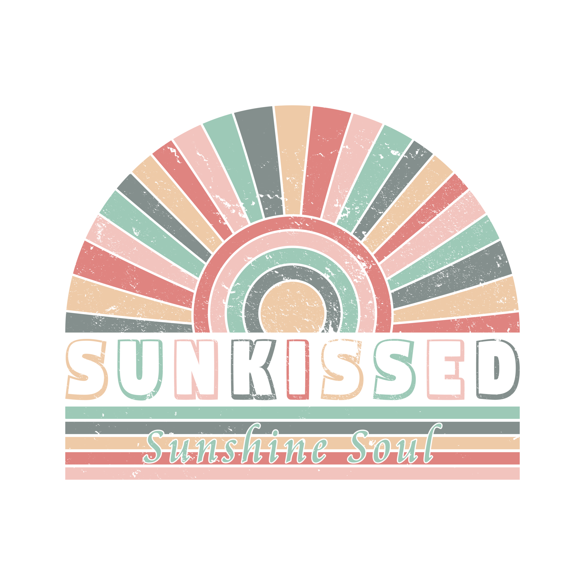 Sunkissed Sunshine Soul Retro Sunrise Graphic 10879710 PNG