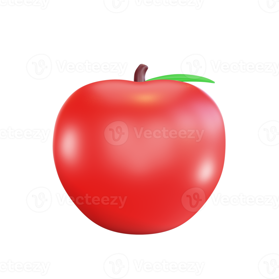 3d icon apple school theme 10880630 PNG