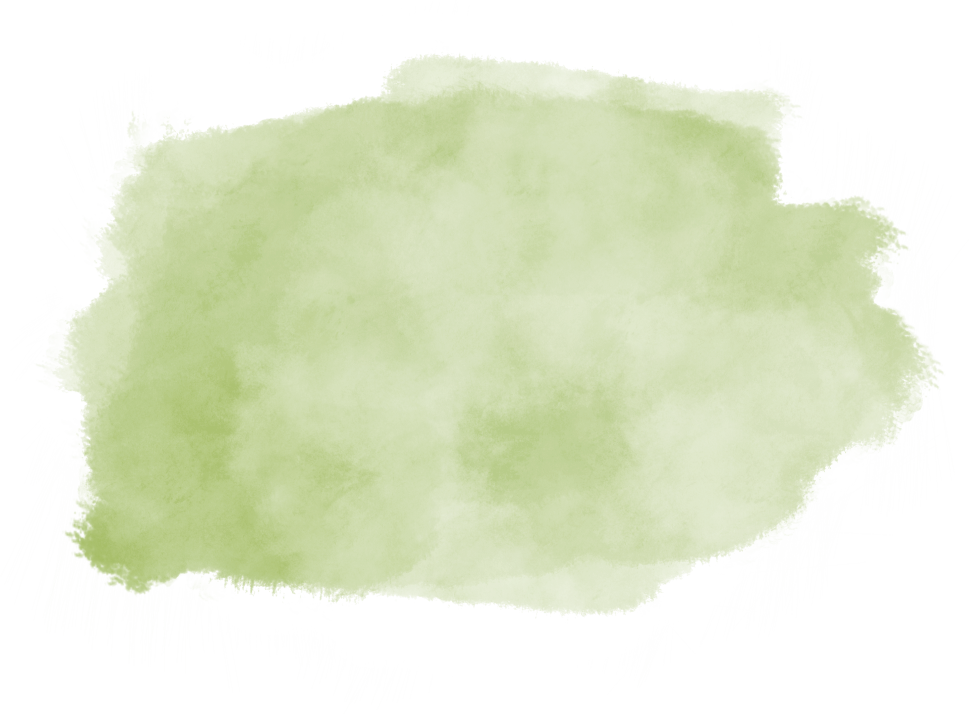 Green matcha watercolor splash and brush stroke clipart collection for ...