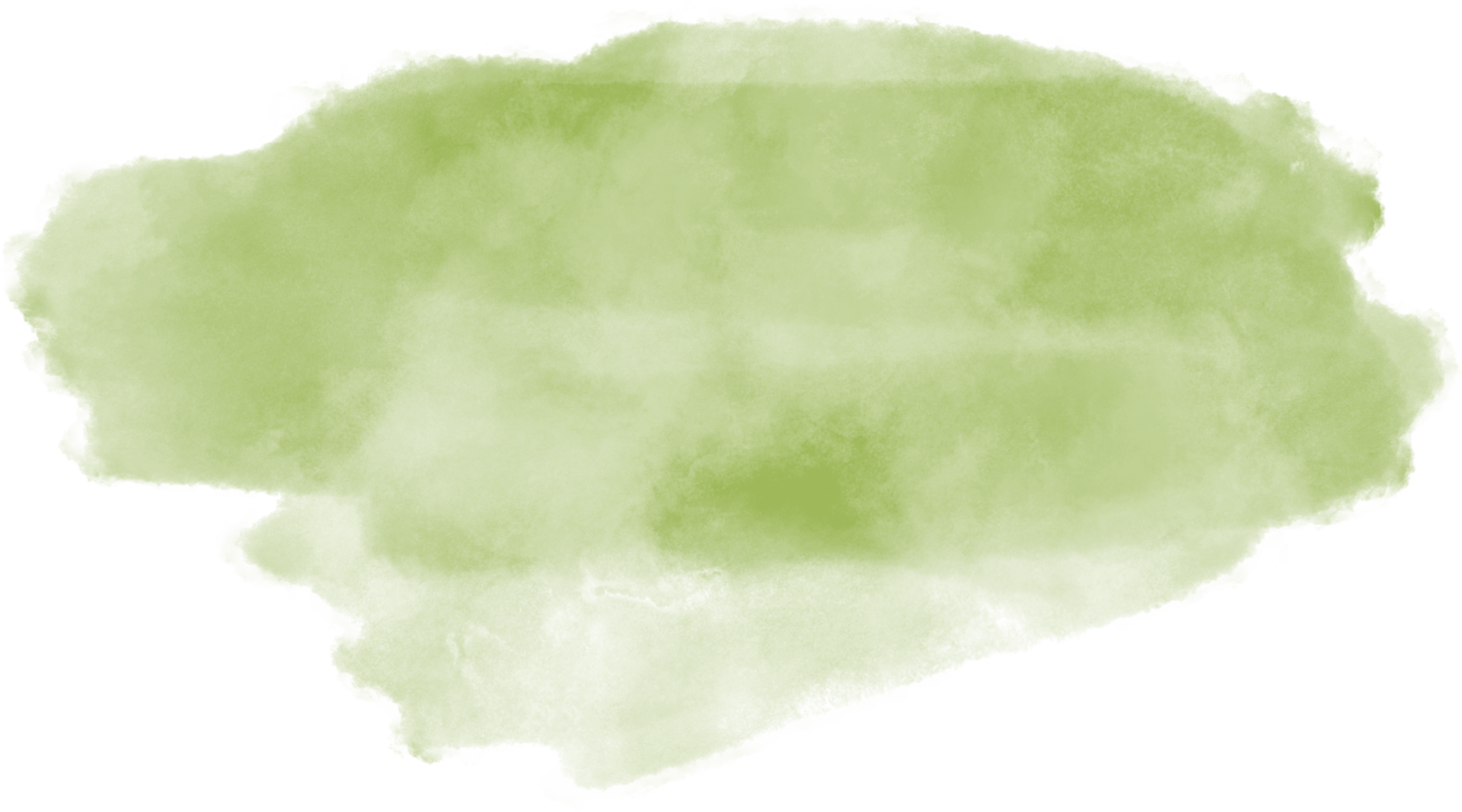 Green matcha watercolor splash and brush stroke clipart collection for ...