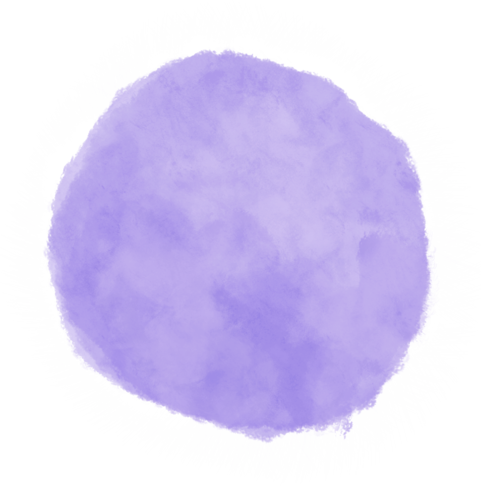 Purple watercolor splash and brush stroke clipart collection for ...