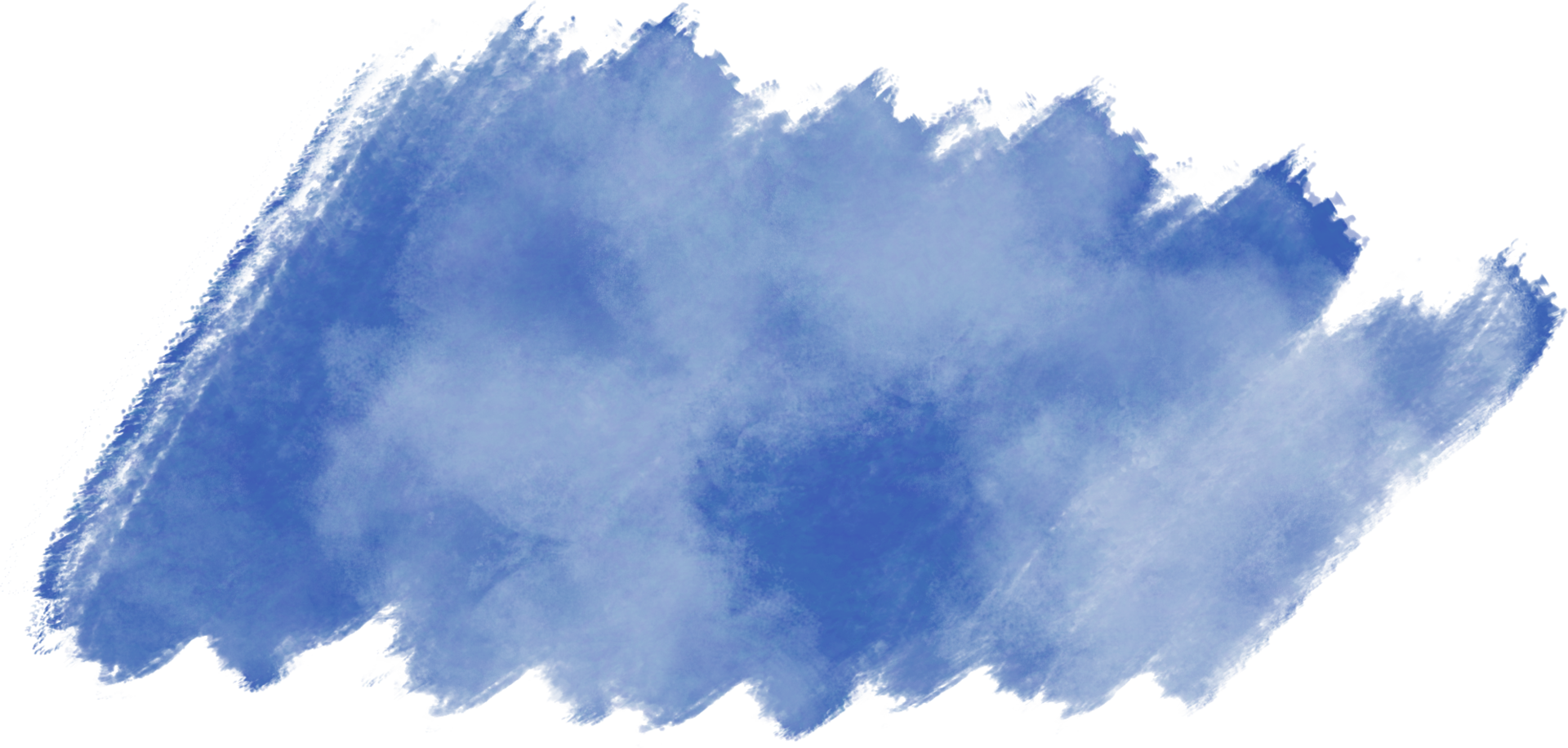 Blue Watercolor Brush Splash Stain 8477339 Png