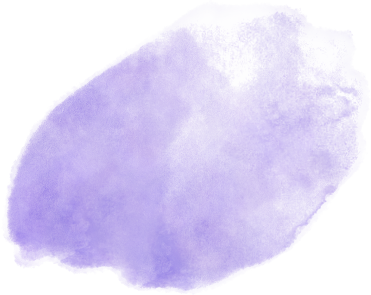Purple watercolor splash and brush stroke clipart collection for ...