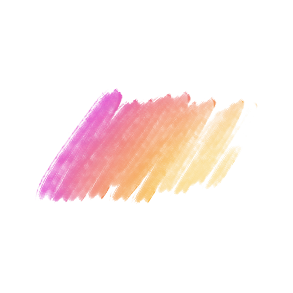 Pink and orange color hand drawn watercolor liquid stain for decorate ...