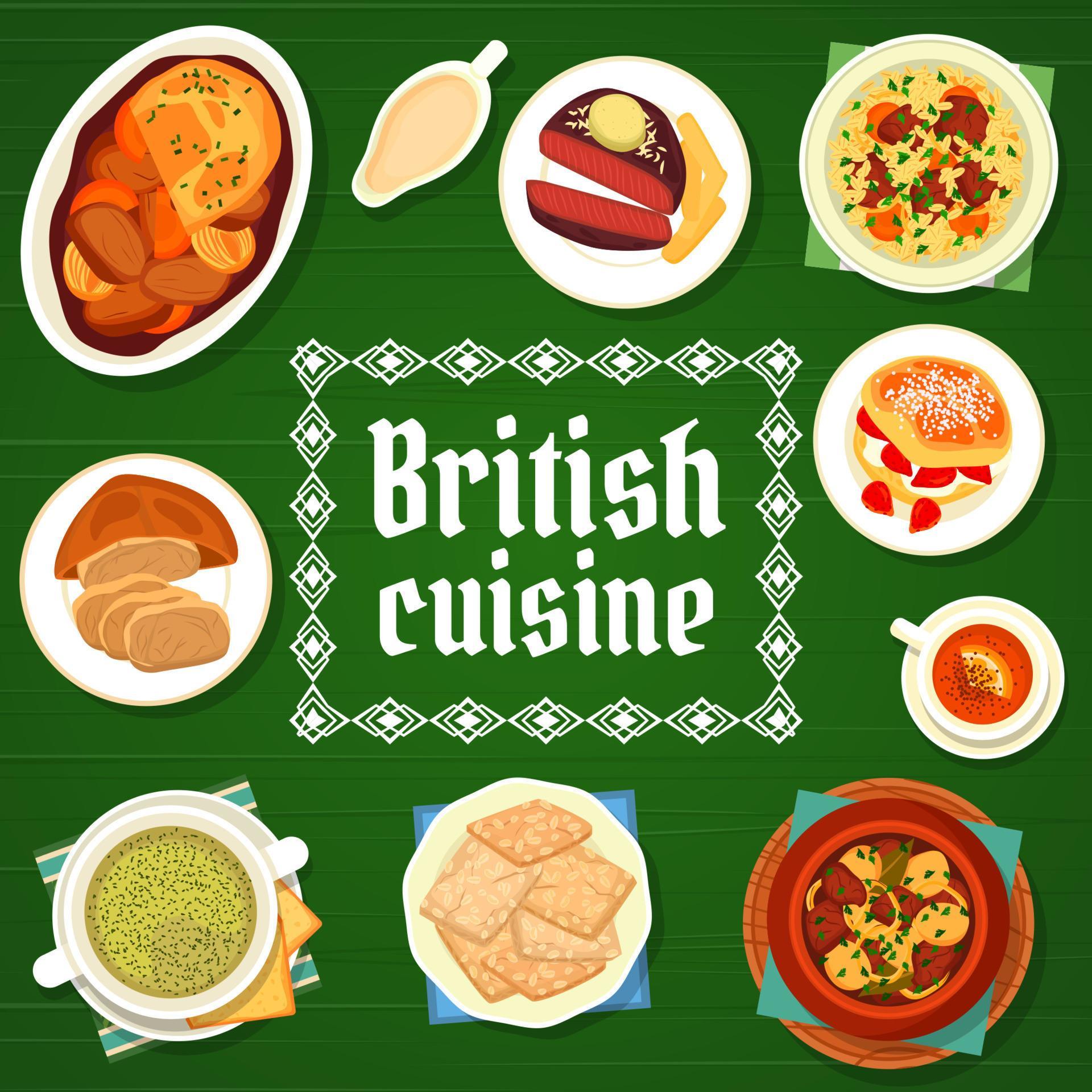 British Cuisine Menu Cover With English Food Frame 10883606 Vector Art british-cuisine-menu-cover-with-english-food-frame-10883606-vector-art
