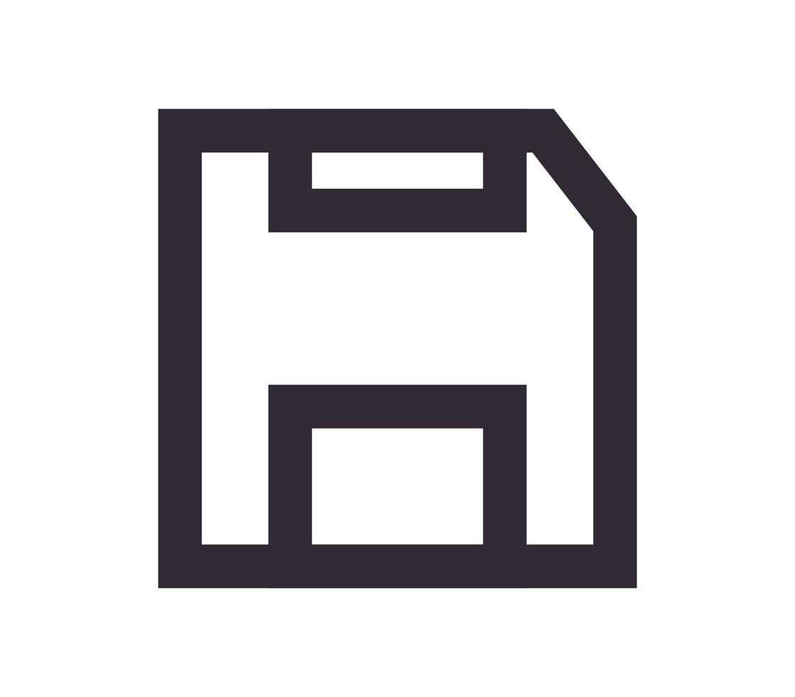 Mobile User Interface Navigation Symbol And App Icon Simple Outline