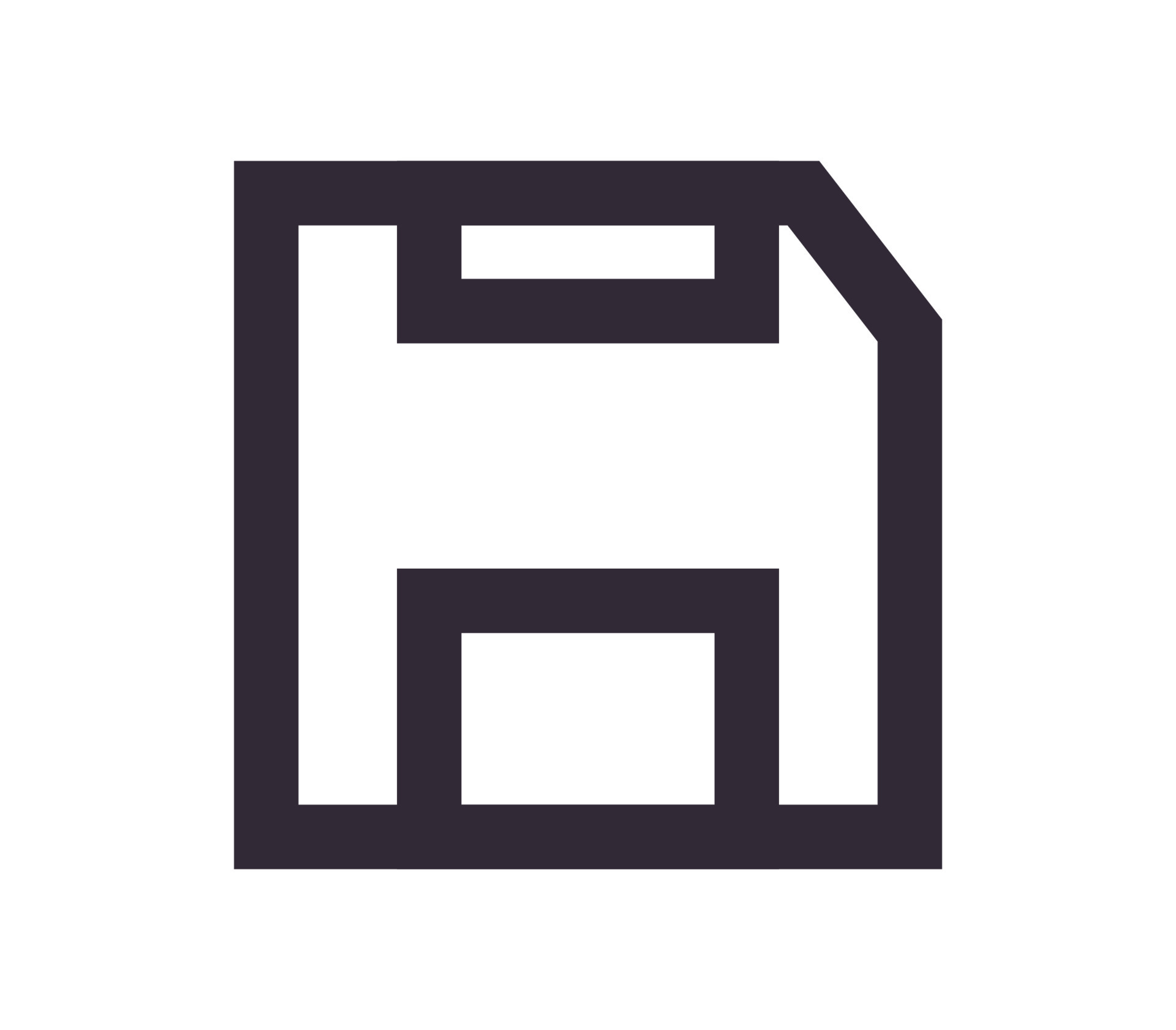 Mobile User Interface Navigation Symbol And App Icon Simple Outline