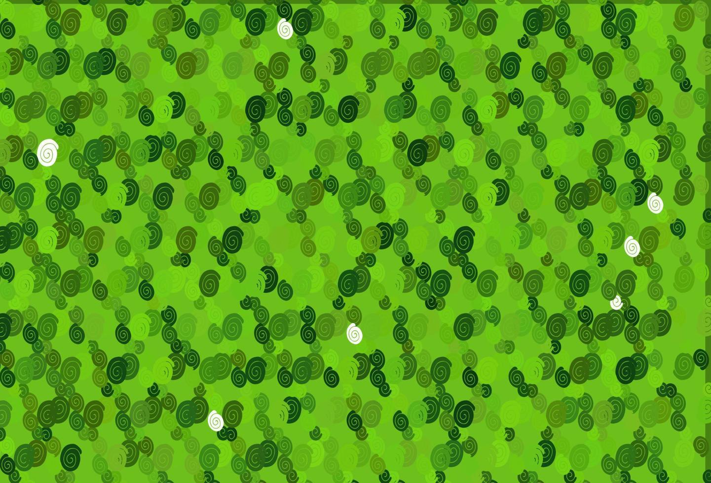 Light Green Vector Pattern With Curved Circles 10888314 Vector Art At