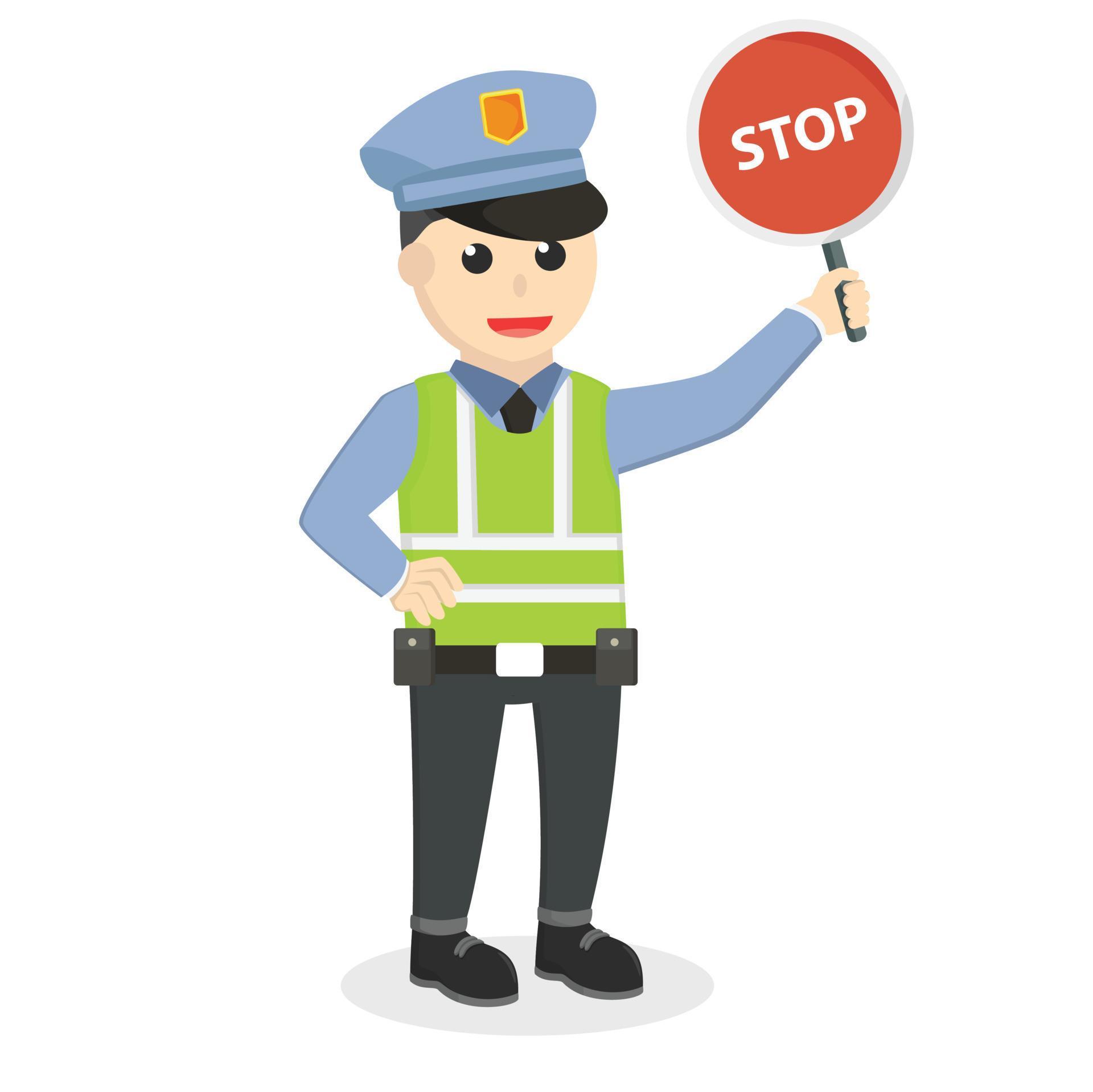 traffic police holding stop sign 10890433 Vector Art at Vecteezy traffic police holding stop sign 10890433 Vector Art at Vecteezy