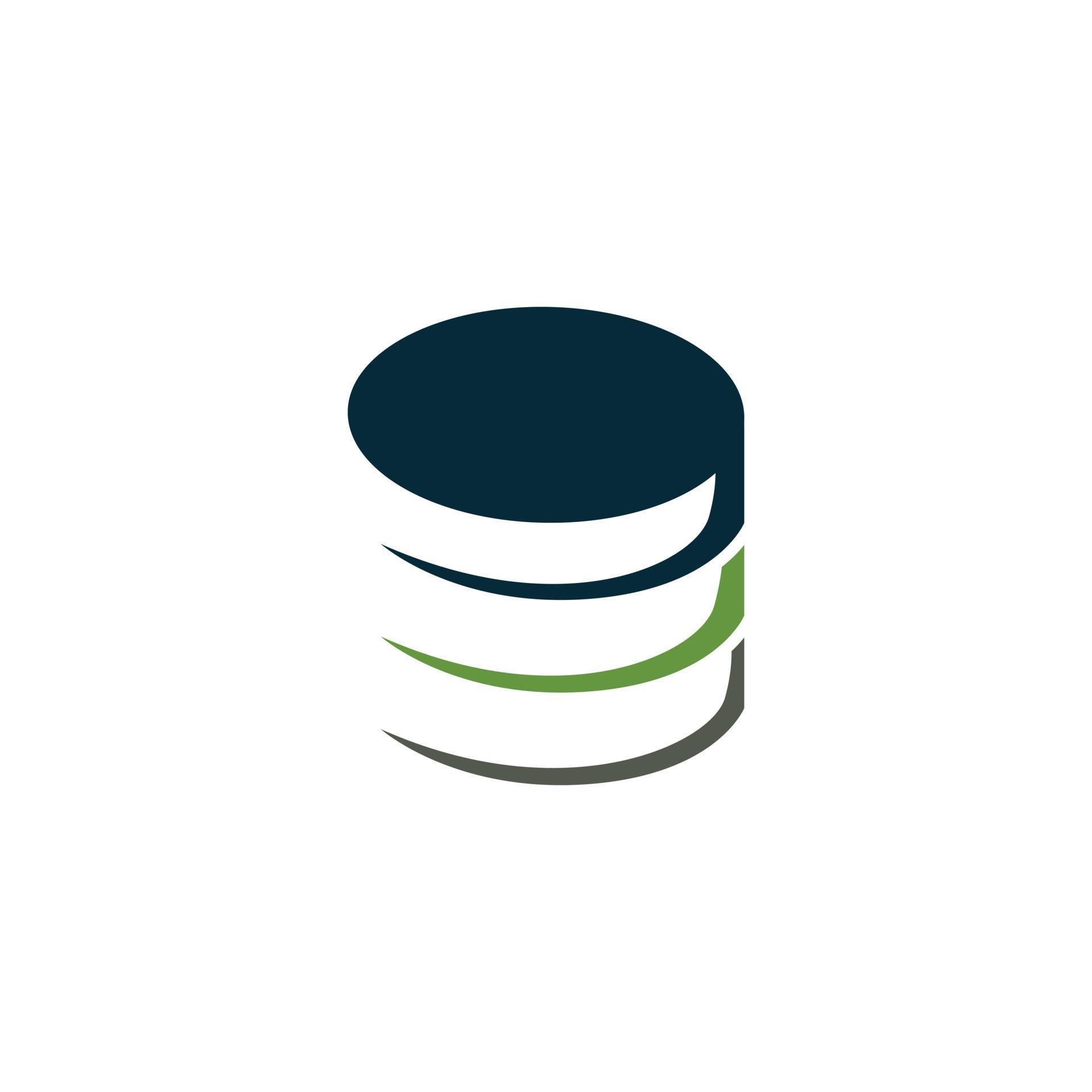 Circular Database icon isolated on white background. Circular Database ... Circular Database icon isolated on white background. Circular Database ...