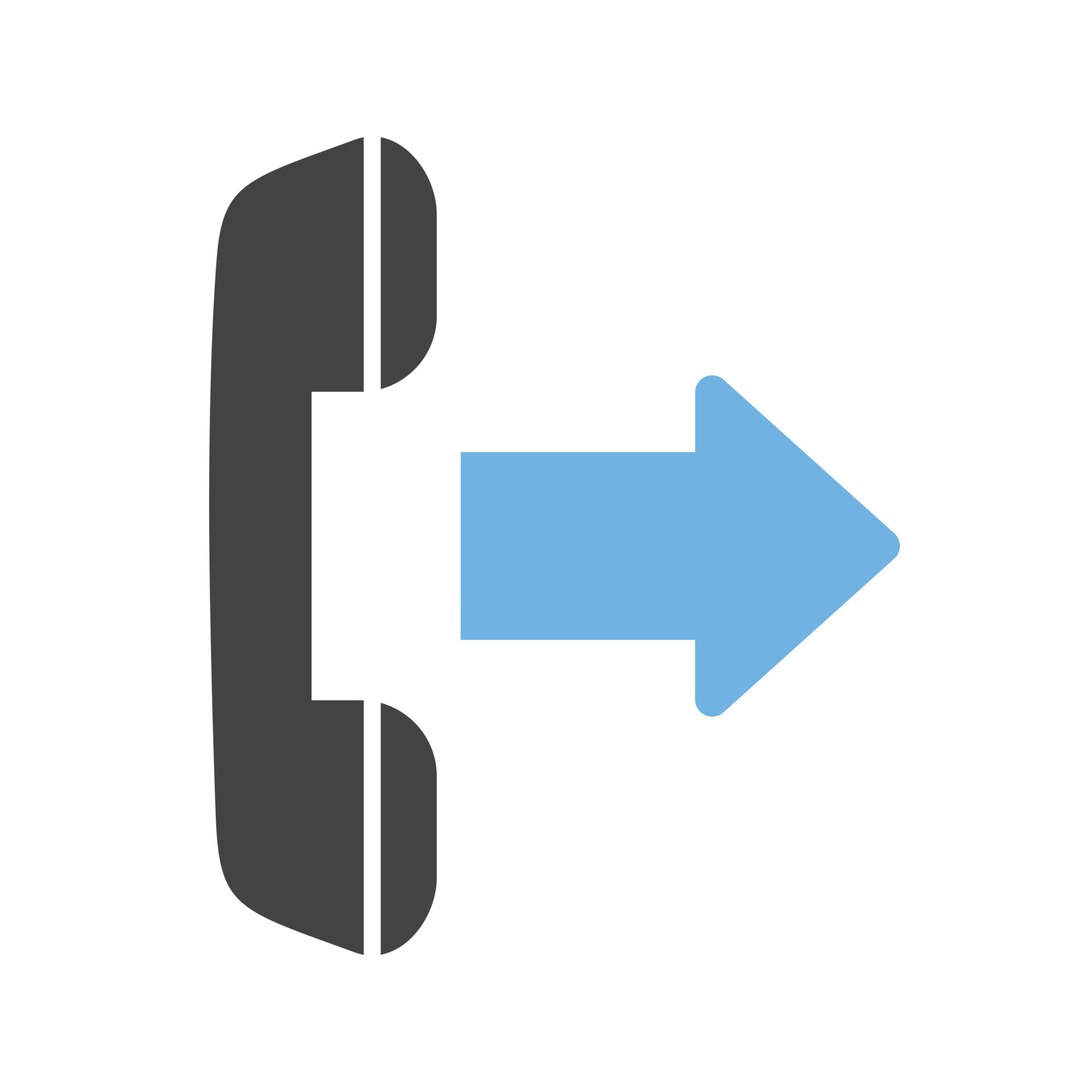 glifo de llamada saliente icono azul y negro 10899745 Vector en Vecteezy