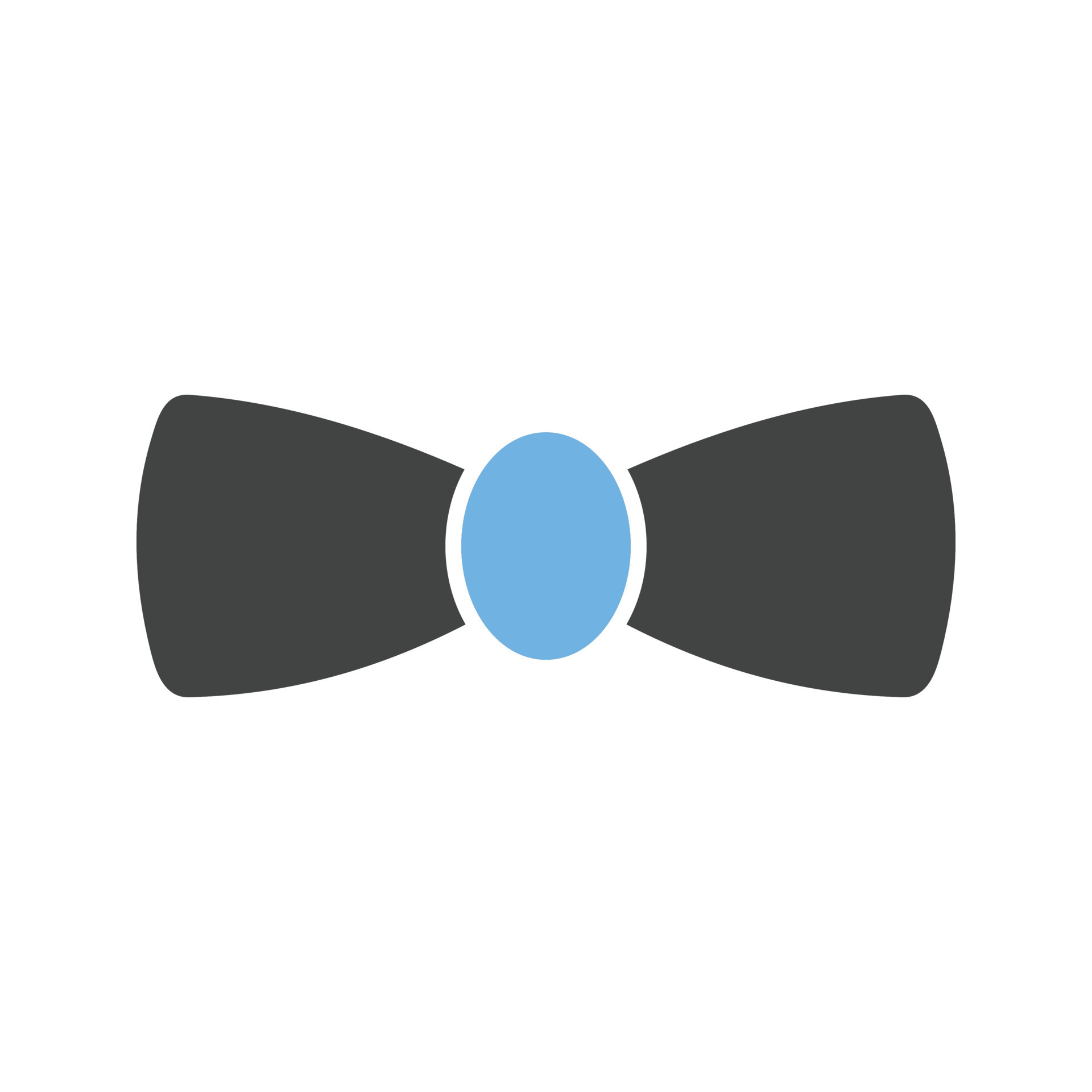 Bow Tie Glyph Blue and Black Icon 10900429 Vector Art at Vecteezy