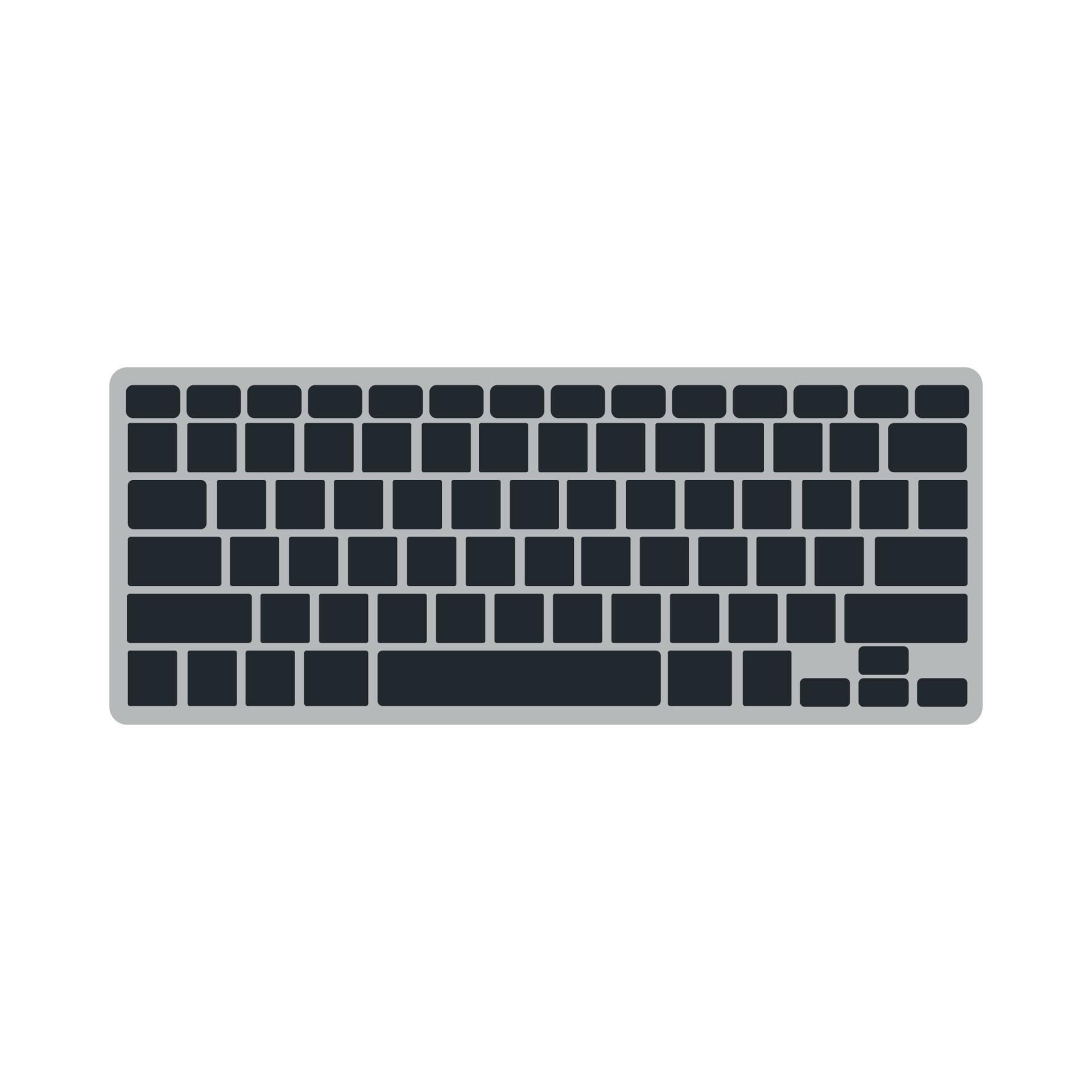 Computer keyboard technology vector illustration equipment with key and ...