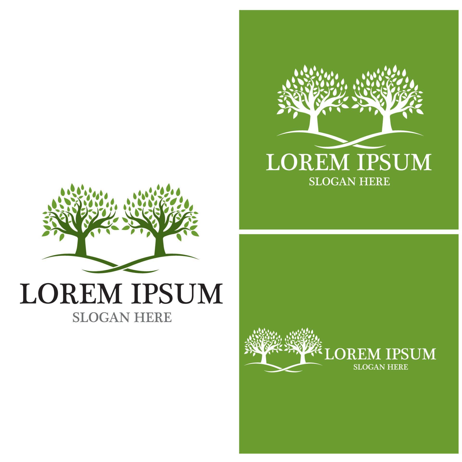 Tree icon and symbol vector template 10915871 Vector Art at Vecteezy