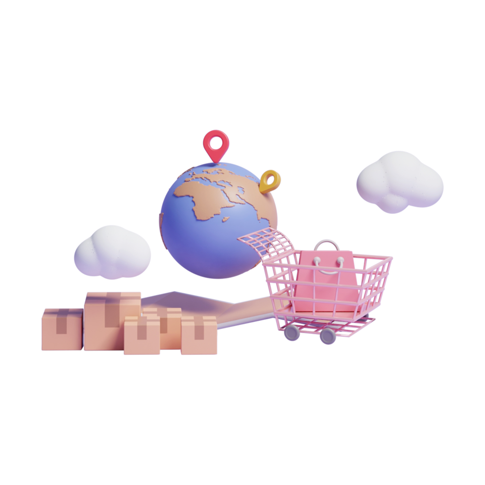 diseño de concepto de compras en línea o compras en línea 3d o diseño ... diseño de concepto de compras en línea o compras en línea 3d o diseño ...