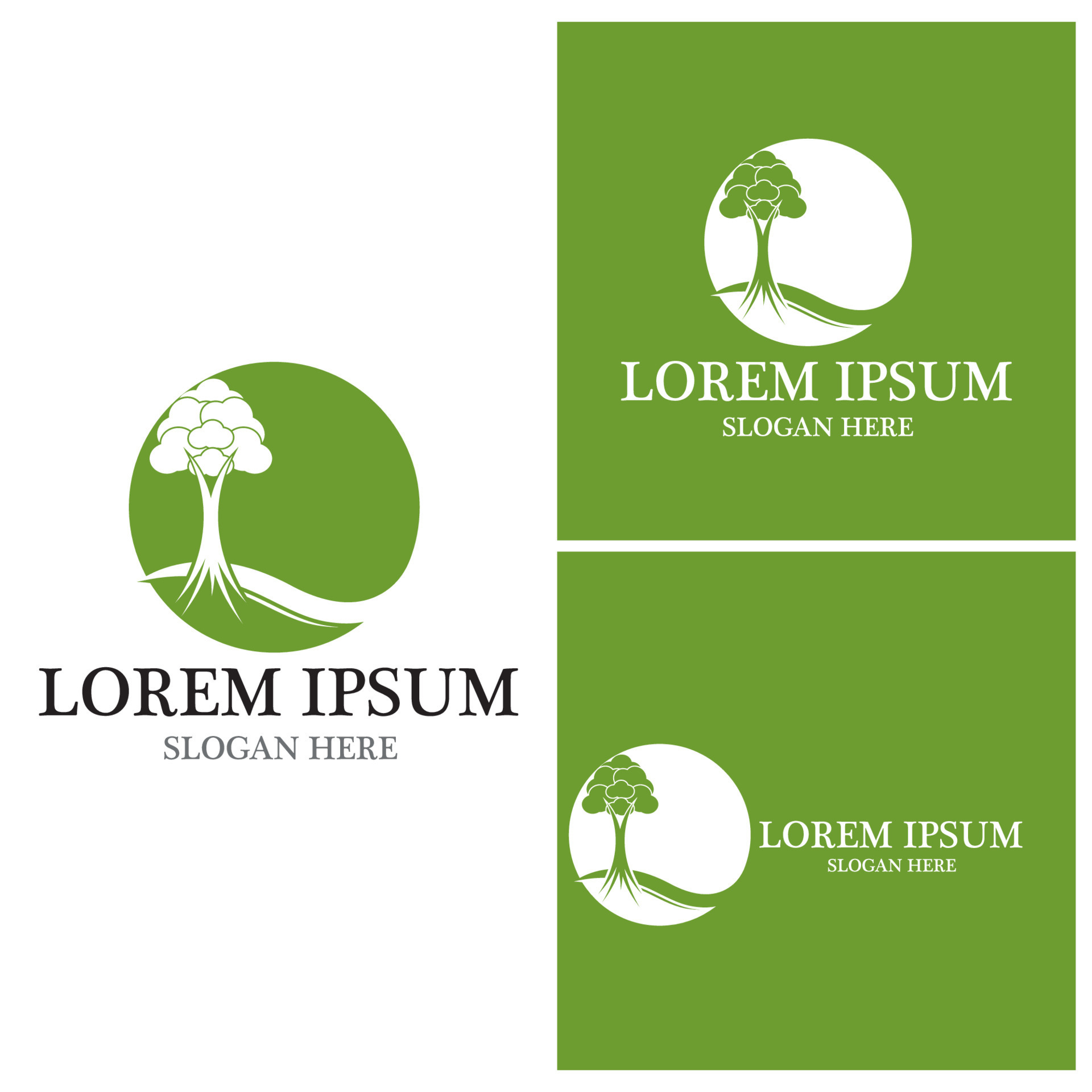 Tree icon and symbol vector template 10916038 Vector Art at Vecteezy