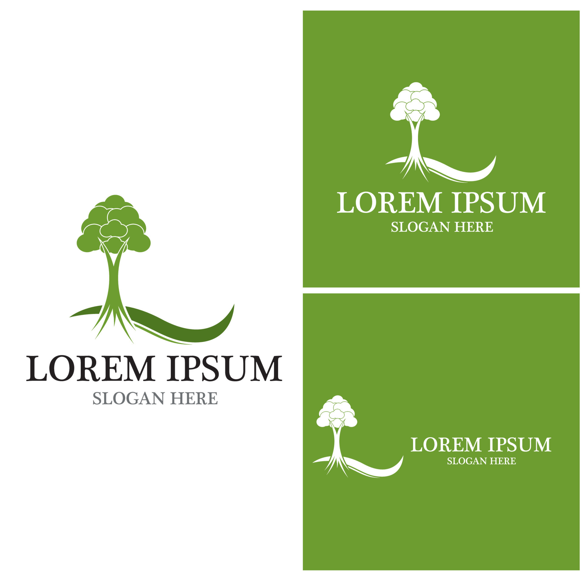 Tree icon and symbol vector template 10916040 Vector Art at Vecteezy