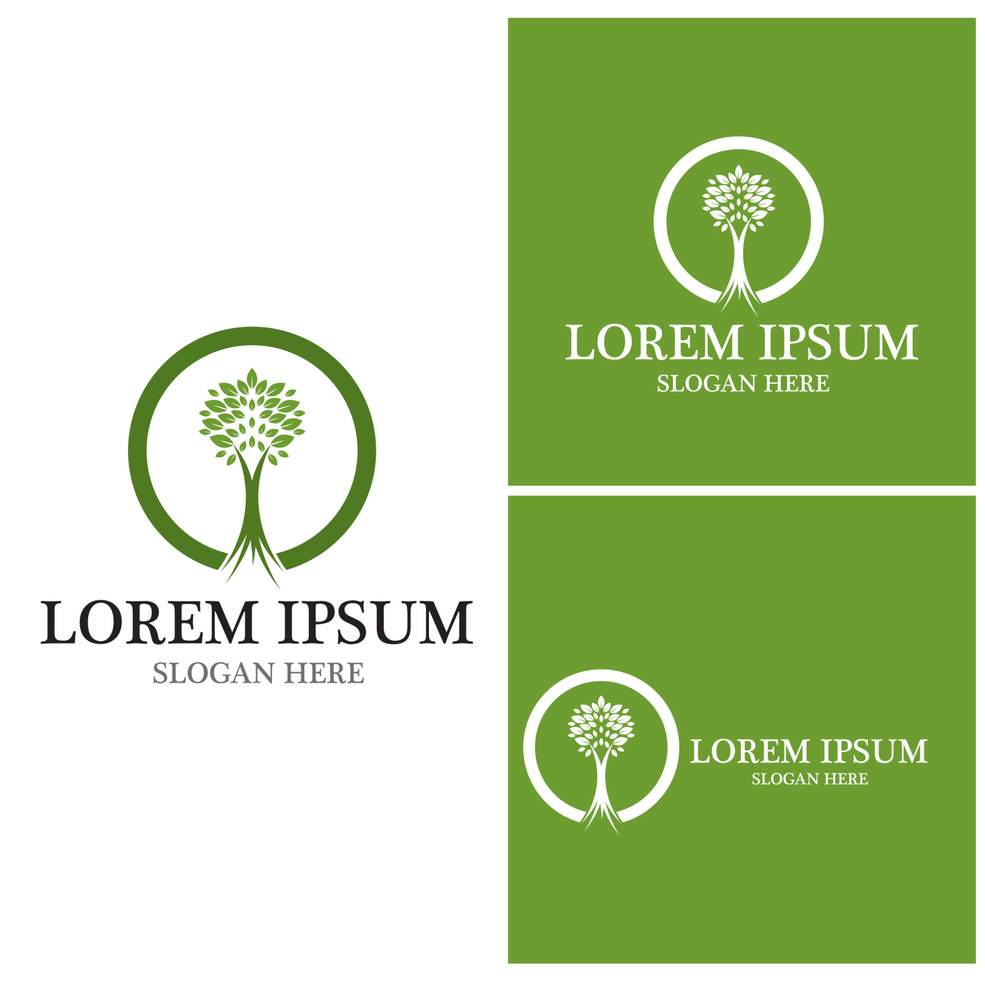 Tree icon and symbol vector template 10916094 Vector Art at Vecteezy